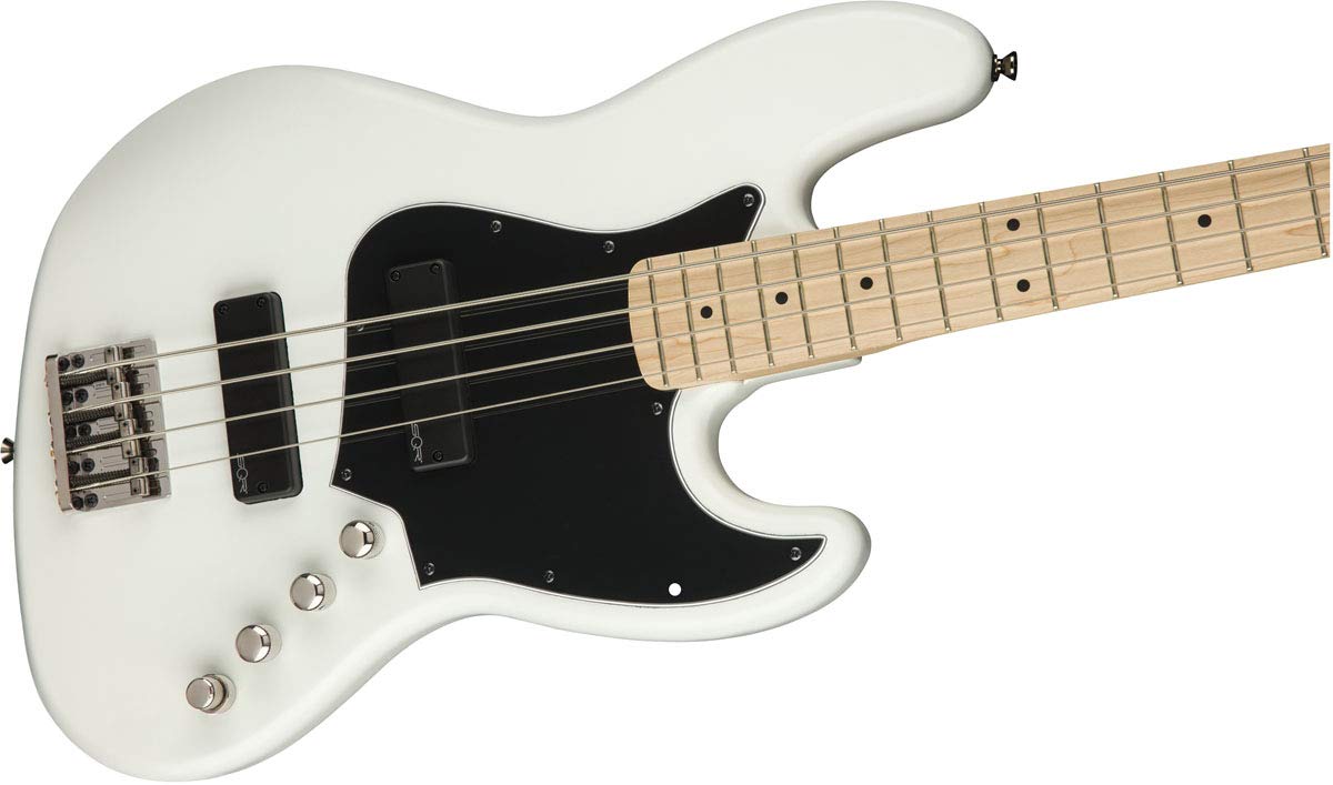 Squier Contemporary Jazz Bass, Flat White, Maple Fingerboard