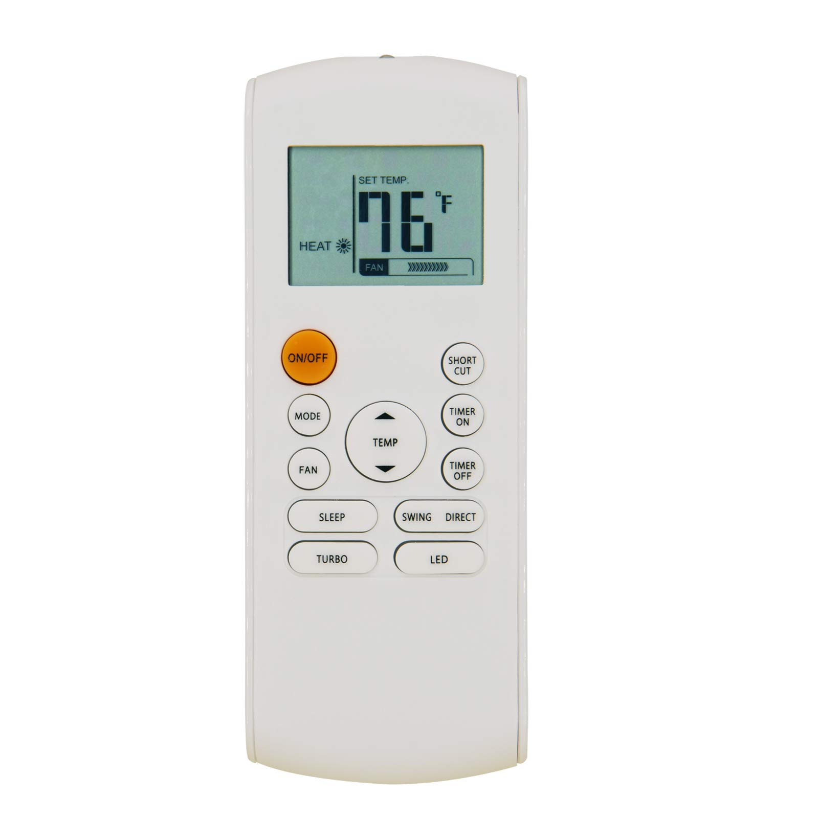YING RAY Replacement for Cooper & Hunter C&H Air Conditioner Remote Control Model RG36F1/BGEFU1 RG36F1(B)/BGEFU1 (Fahrenheit)