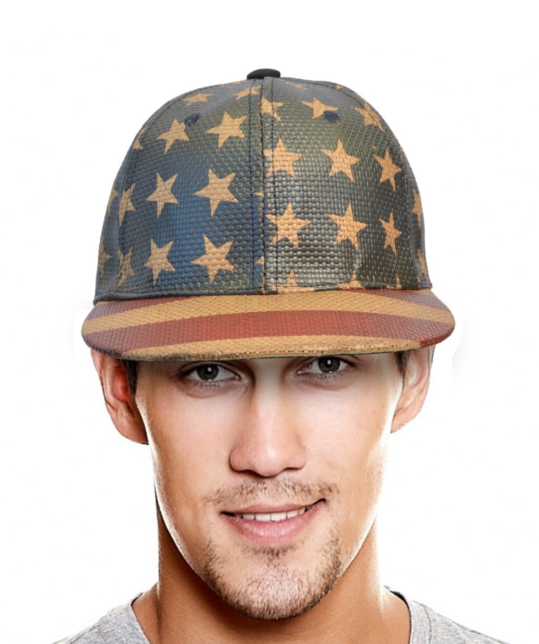Tirrinia Patriotism American Flag Sun Visor, Adjustable Patriotic Sports Tennis Golf Cap
