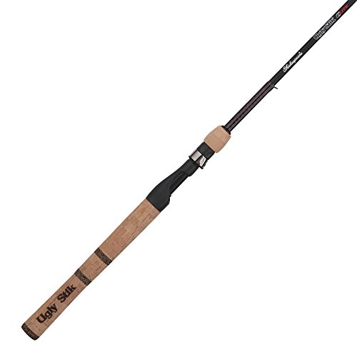 Ugly Stik 5’6” Elite Spinning Rod, Two Piece Spinning Rod, 4-8lb Line Rating, Light Rod Power, Fast Action, 1/16-3/8 oz. Lure Rating