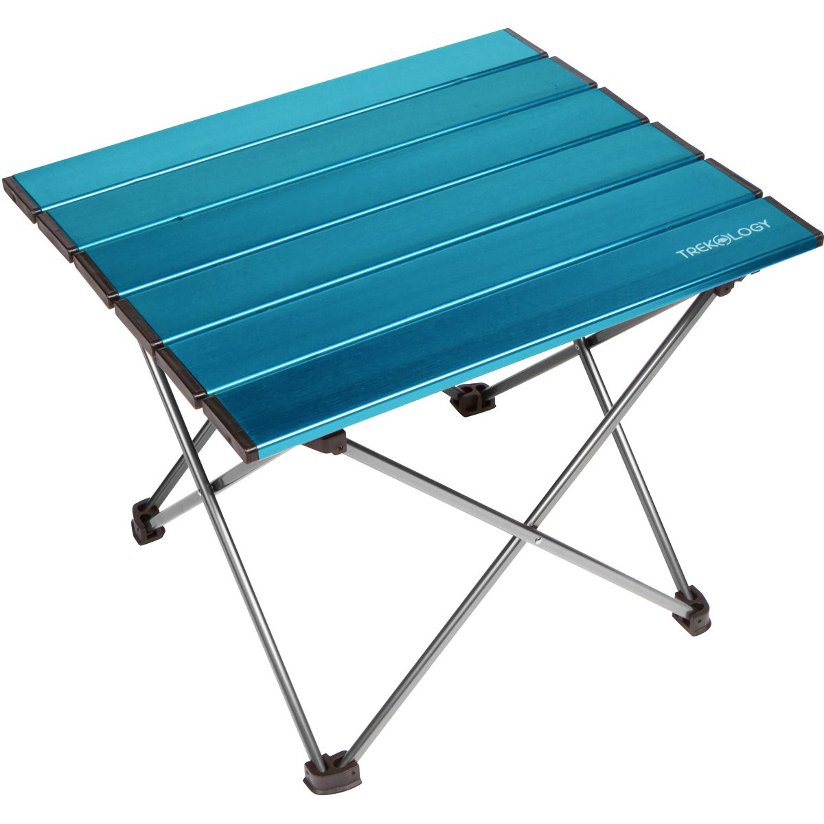 TREKOLOGY Camping Table That Fold Up Lightweight Small Folding Table Portable Folding Camp Table Beach Table for Sand Small Collapsible Side Table
