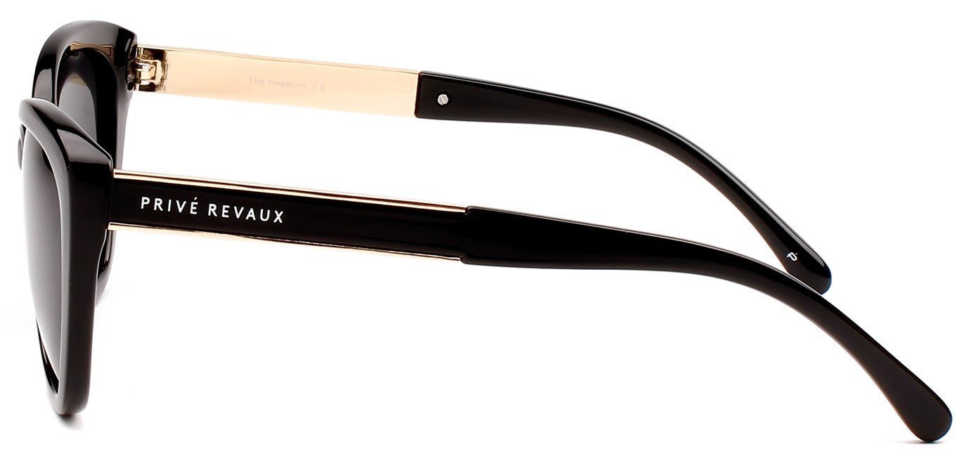 PRIVÉ REVAUX ICON Collection “The Hepburn” Designer Polarized Retro Cat-Eye Sunglasses