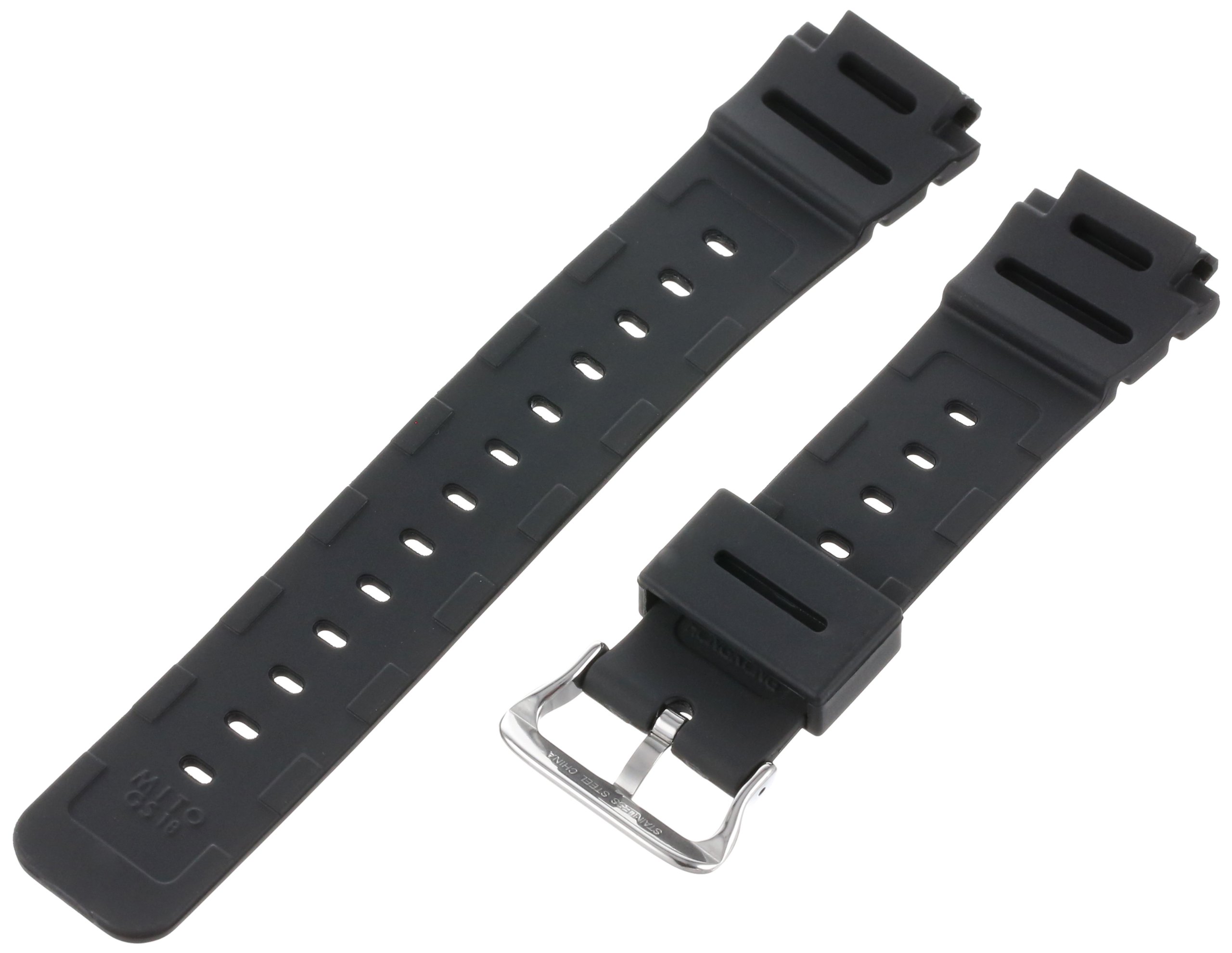 Timex Men's Q7B721 Resin Sport 18mm Black Replacement Watchband
