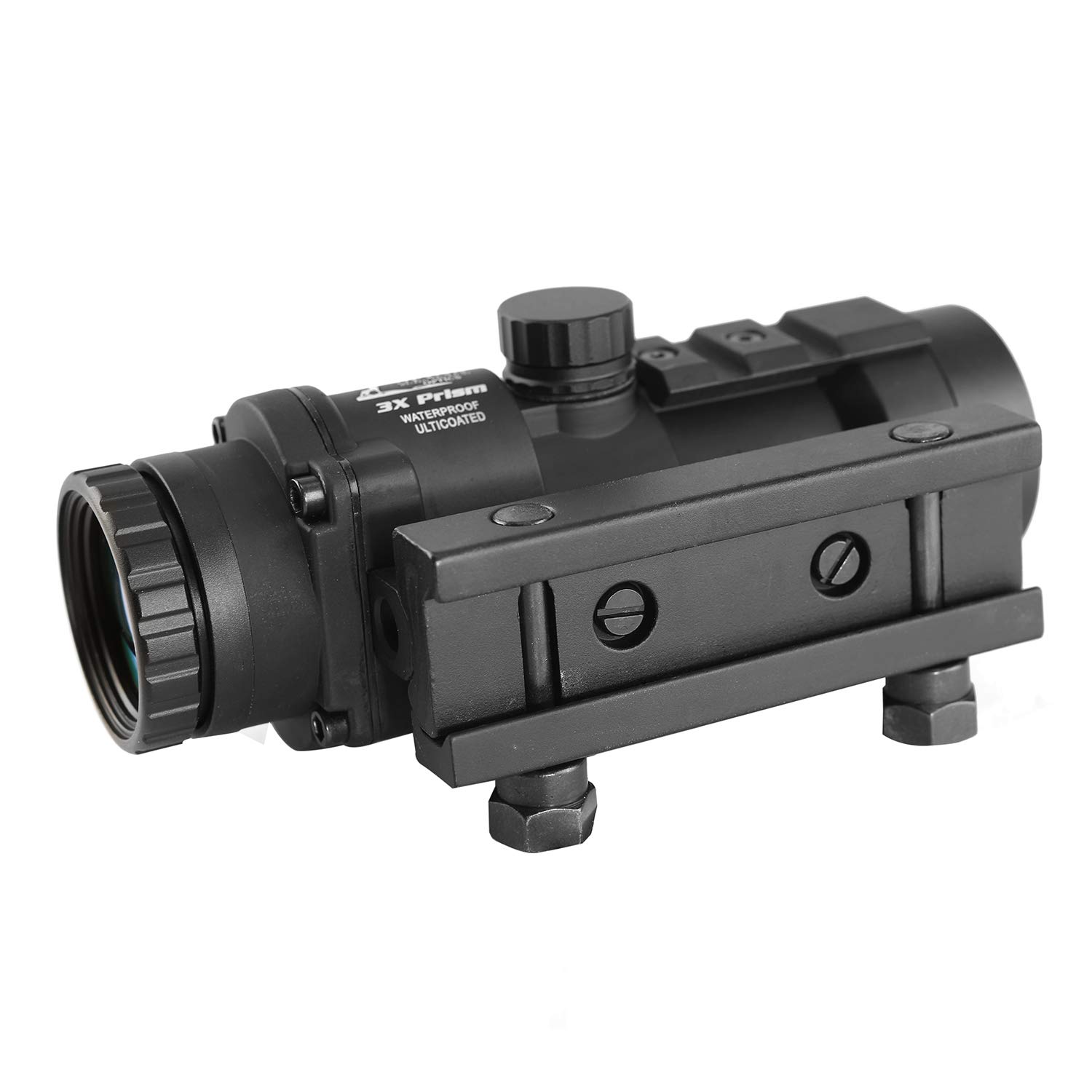 SPINA OPTICS Tactical Optical Sight 3x32 Gp01 Fiber Prism Red Illuminated Sight Riflescope for Hunting (Green)