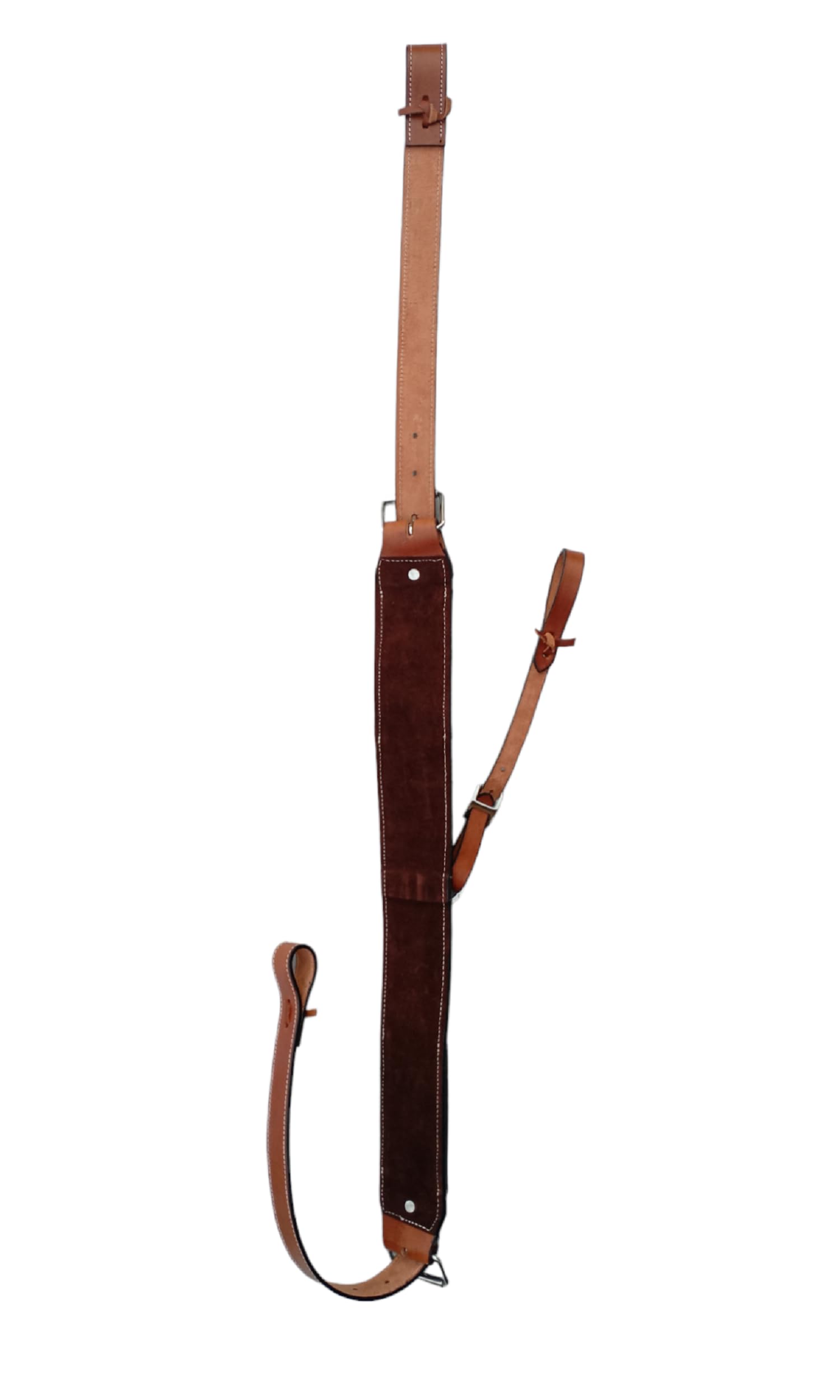 RAAVILS Horse Western Leather Complete Flank Cinch Set Rear Flank Back Cinch Girth Saddle Billets TACK Horse Cinches (Leather)