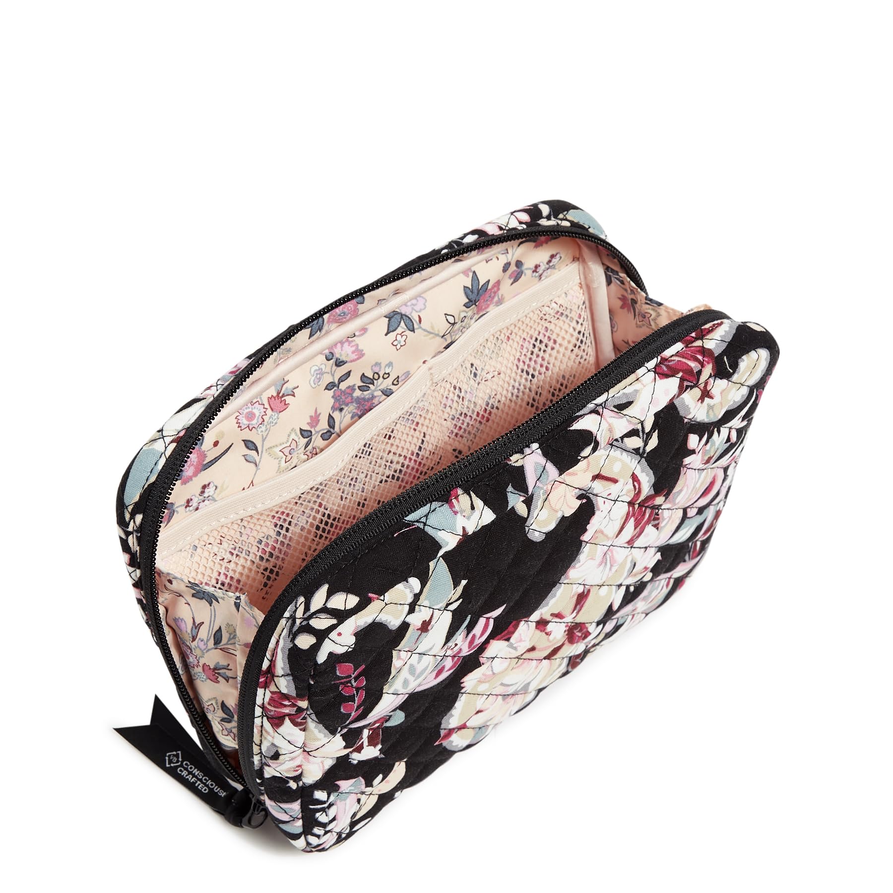 Vera Bradley Women's Cotton Cord Organizer, Bloom Boom - Recycled Cotton, One Size