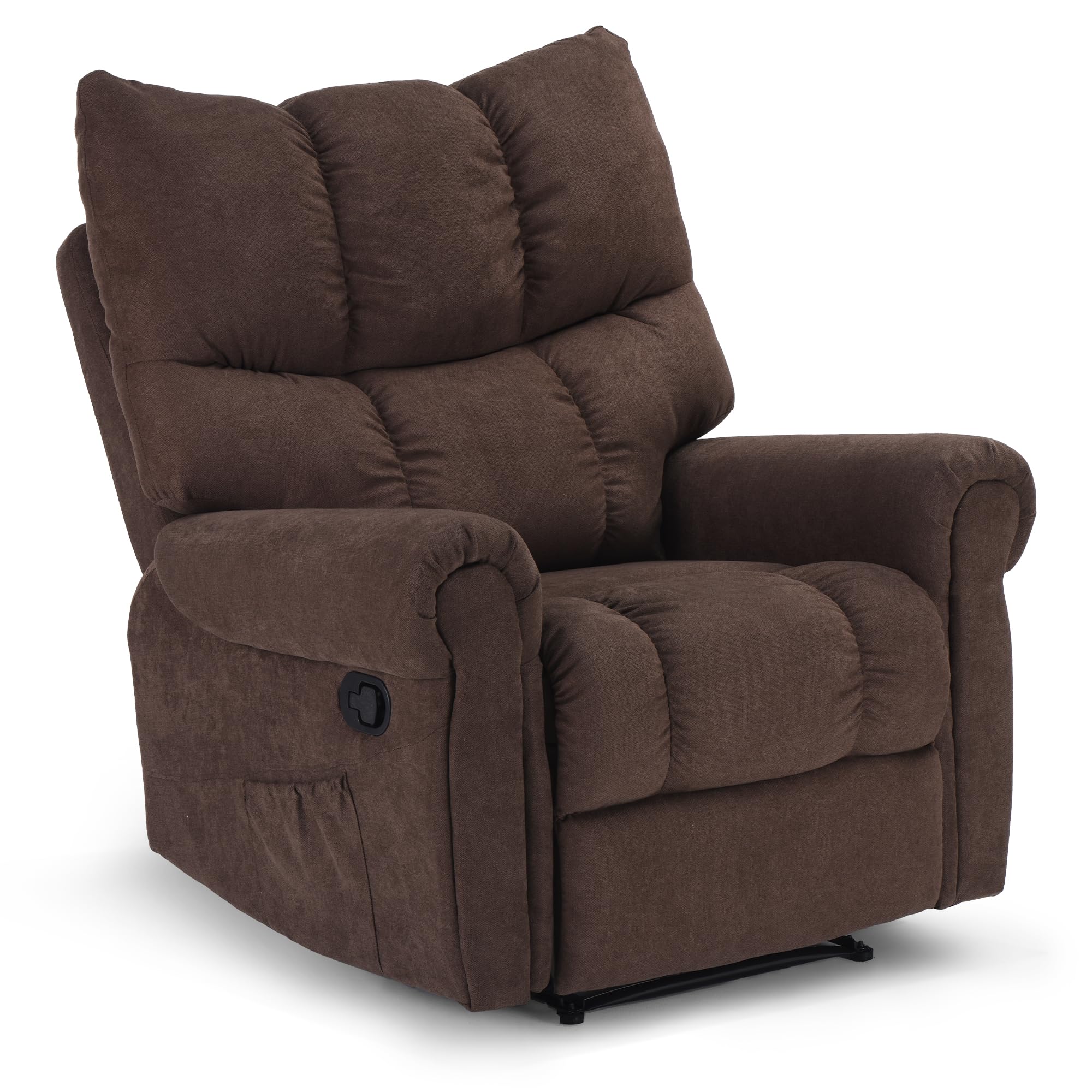 STARY Princess Recliner Sofa for Living Room Chair for Adults Lady, Chocolate