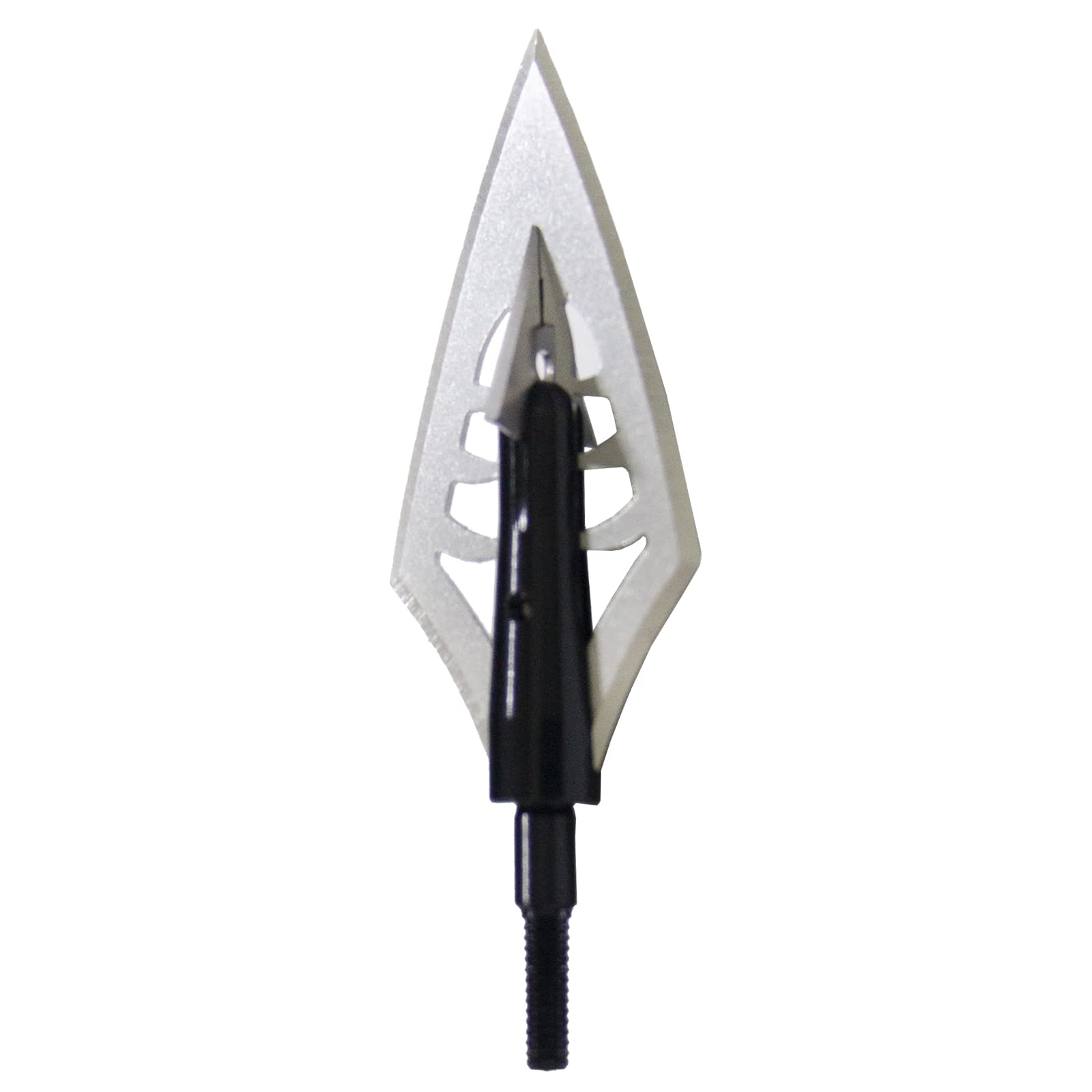 Sososhoot 12Pcs 150 Grain Hunting Fishbone Broadheads 1.1" Cut Arrowheads Crossbow Compound Bow + 1 pcs Black Broadhead Case Plastic Portable Case for Arrowheads
