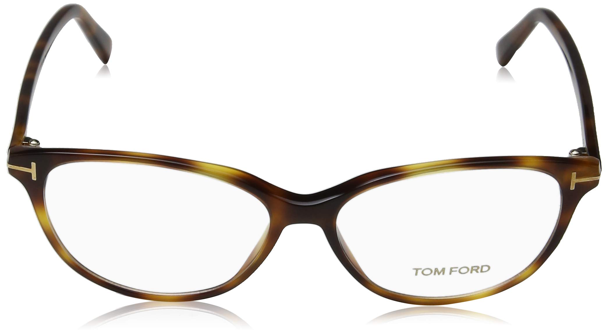 Tom Ford Oval Eyeglasses TF5404 052 Dark Havana 53mm FT5404