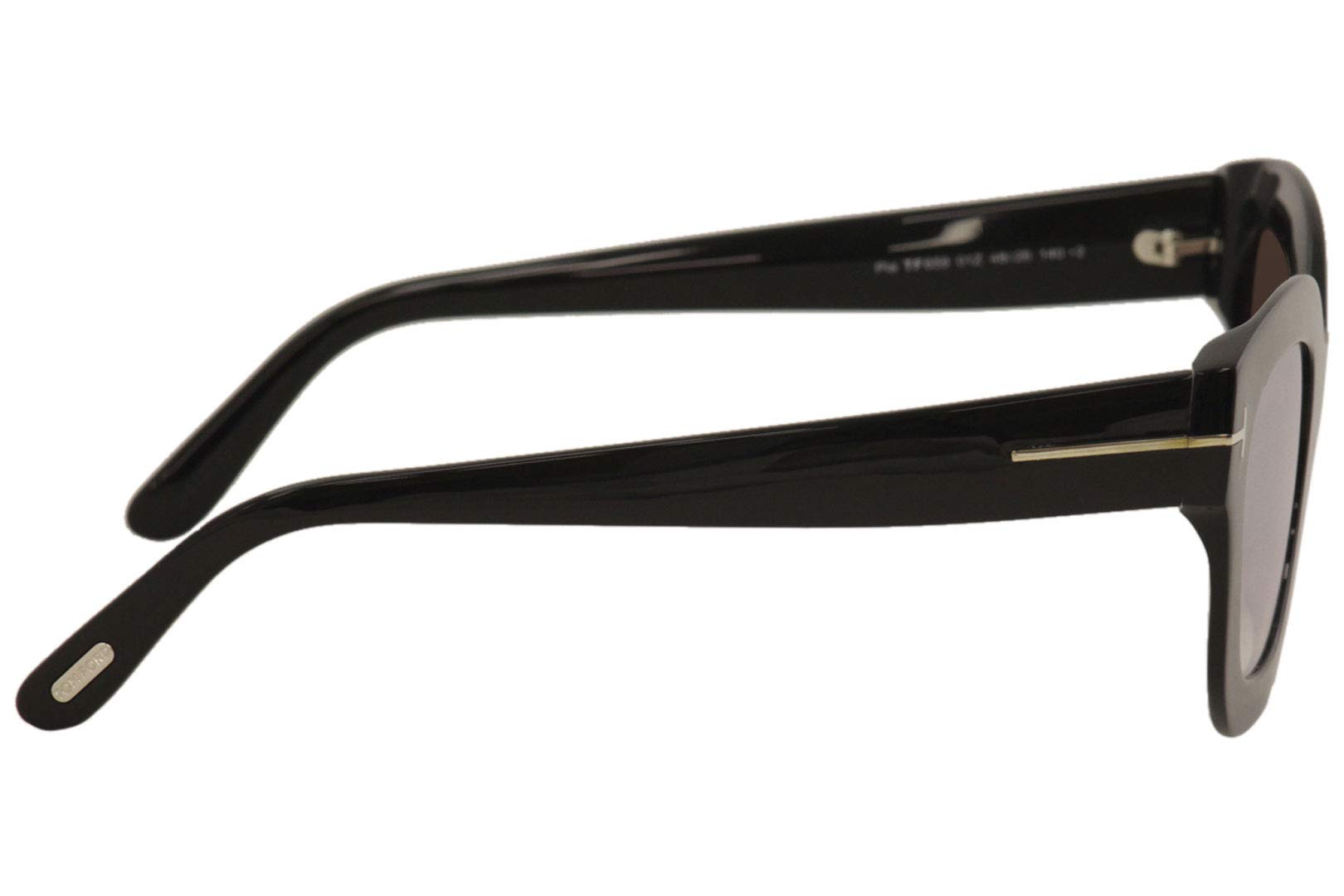 Tom Ford Women's Sunglasses - Pia TF659 01Z - Shiny Black/Wine Fade (48-26-140)