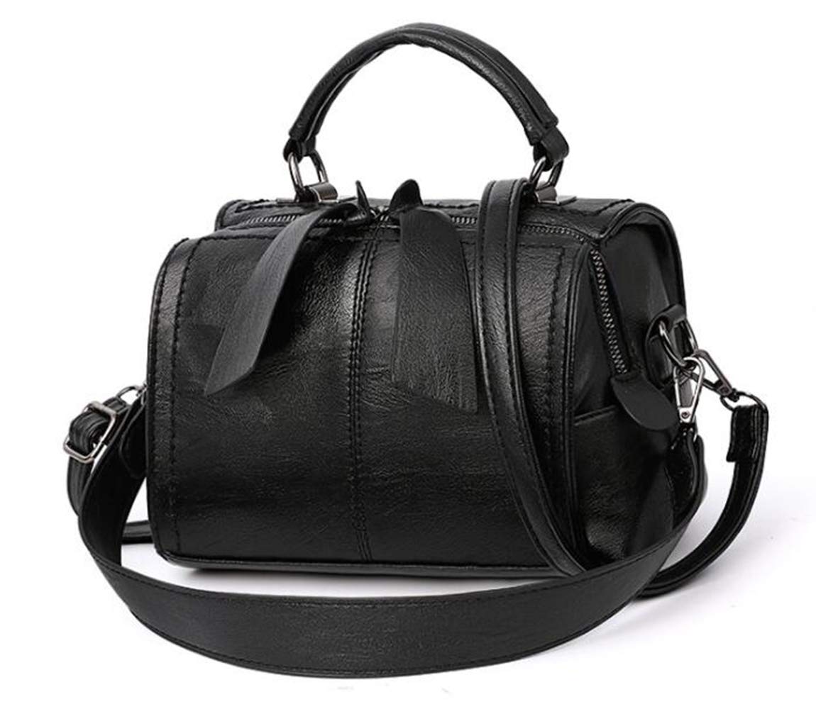 YAQUNICER Hobo Purses and Handbags for Women PU Leather Elegant Crossbody Shoulder Bag With Bow Decoration-Brown