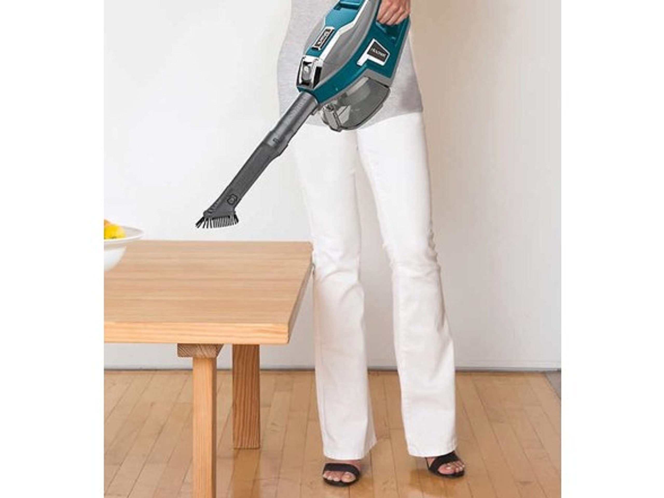 Shark Rocket DuoClean Ultra-Light Corded Bagless Carpet and Hard Floor with Hand Vacuum, Blue (Renewed), Green (Renewed)