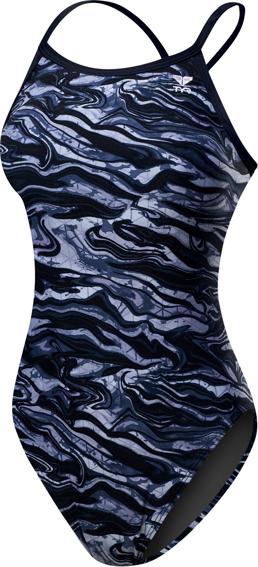 TYR Women’s Miramar Diamondfit Swimsuit, Titanium, 26