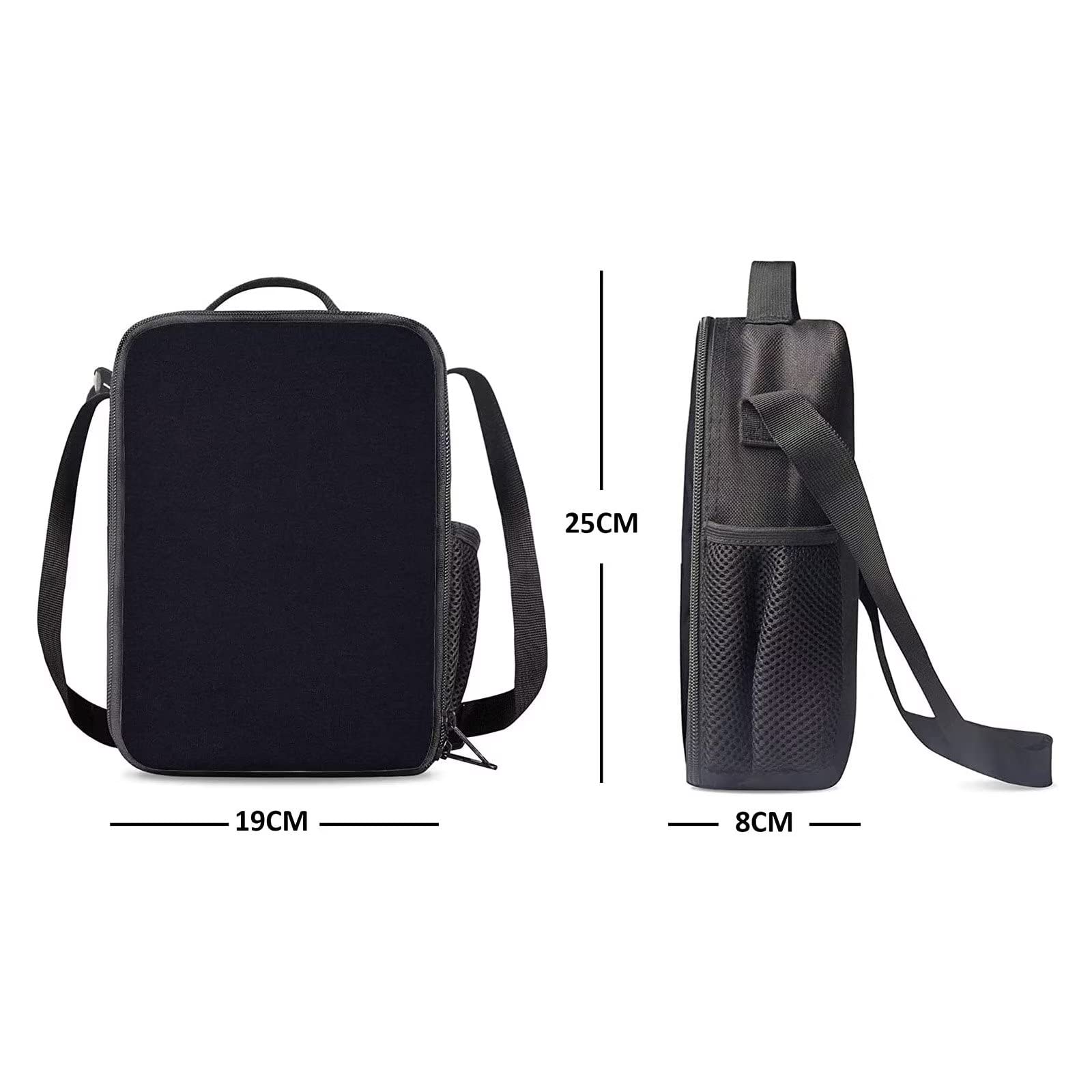 ZPINXIGN Galaxy Wolf Middle School Backpack for Girls Boys 8-10 3 in 1 School Bag Set Kids Backpack with Lunch Box Pencil Case Junior Teens Bookbags