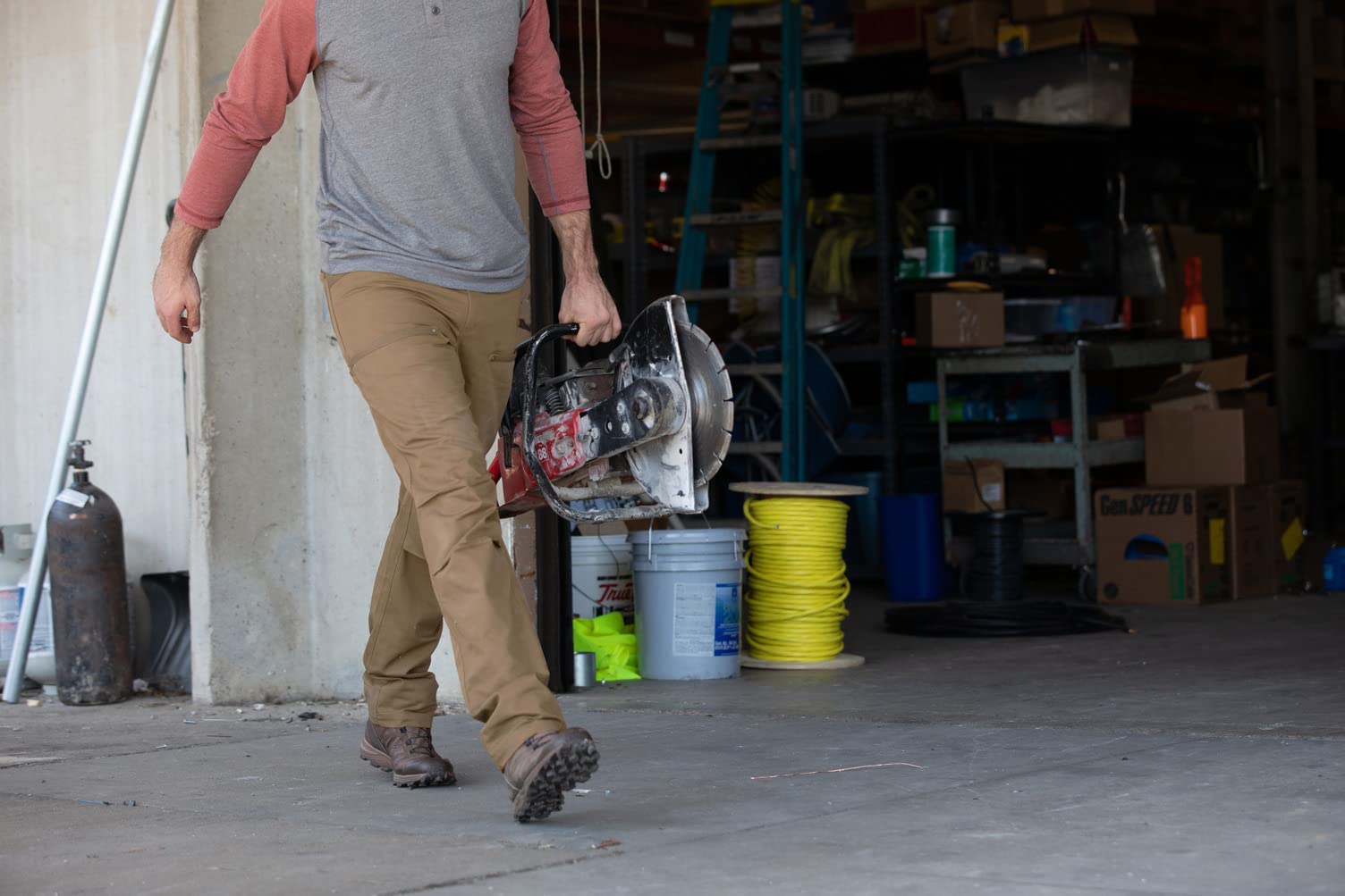 Vertx Travail 2.0 Men's Tactical Work Pants Utility with Pockets Lightweight Canvas, Tobacco, 34X30