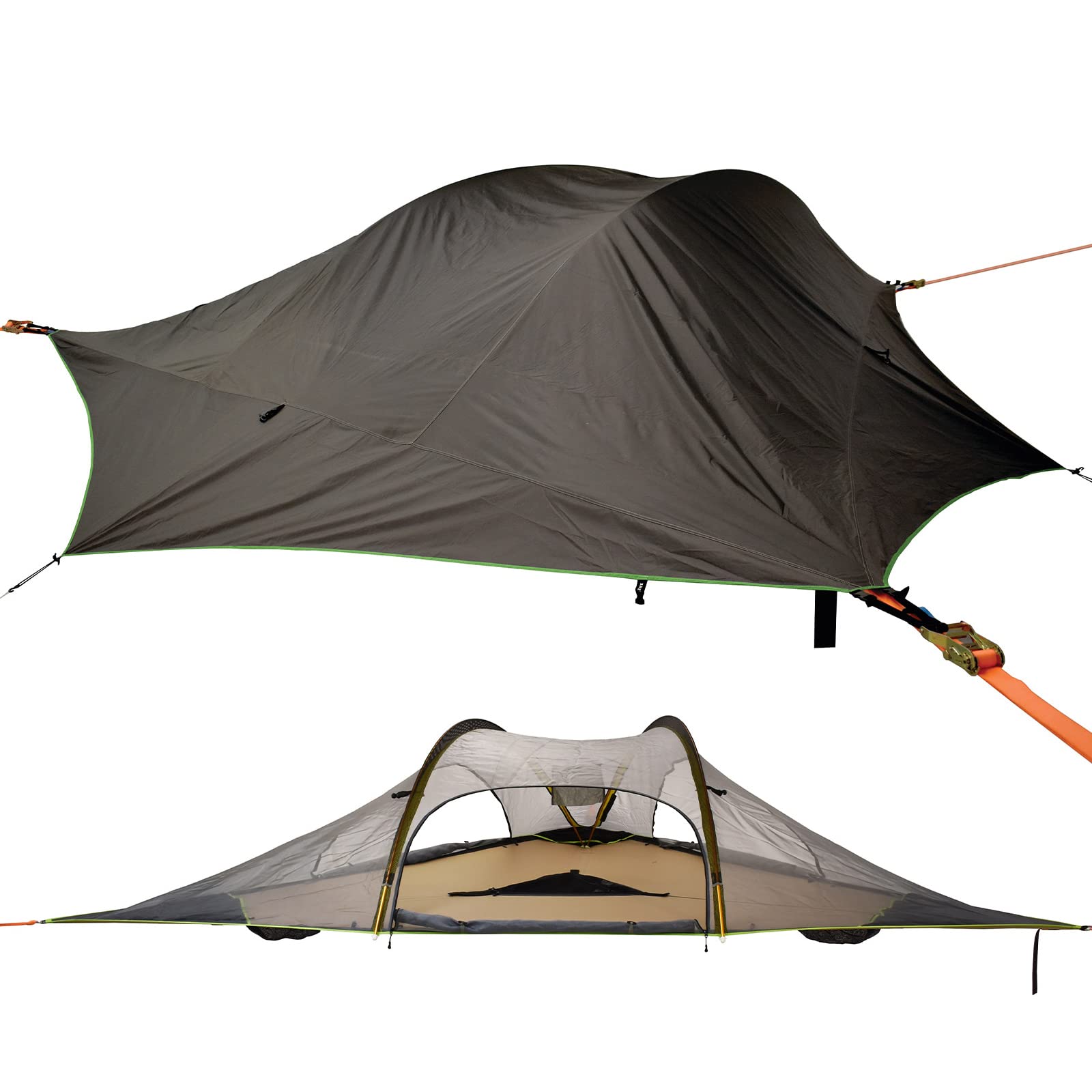 Tentsile Safari Stingray 3-Person Hammock Tree Tent - Waterproof, Portable for Hiking, Camping, Backpacking- 440kg/880lbs