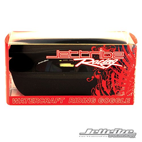 Stealth Hybrid Goggles Matte Black Frame/Smoke Sunglasses Floating Water Jet Ski Goggles Sport Designed for Kite Boarding, Surfer, Kayak, Jetskiing, other water sports.