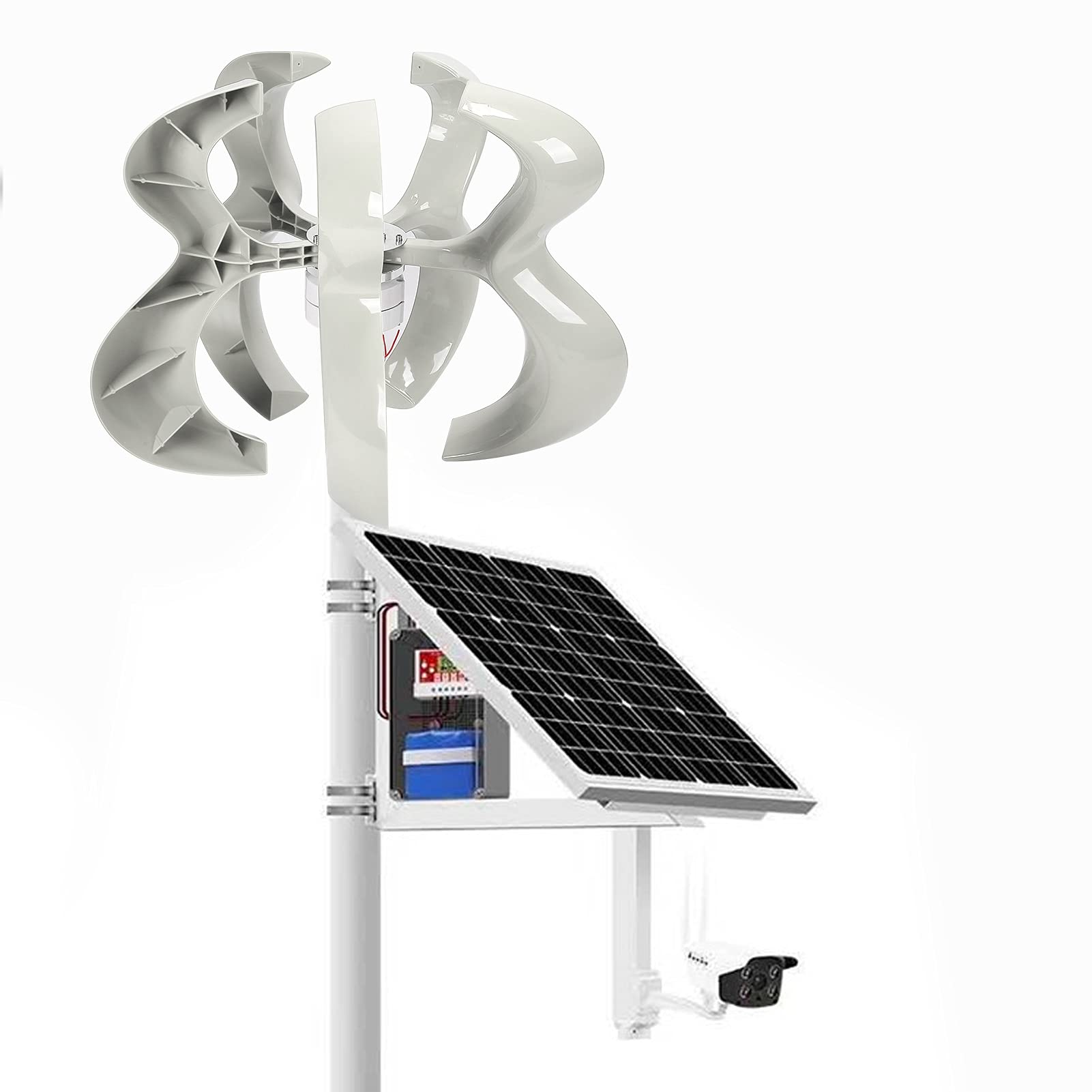 Wind Turbines Kit 600W Automatic Wind Turbine Kit Wind Power Generator Direction Adjustment Wind Turbines Generator for Home Marine Industrial Energy (48V)