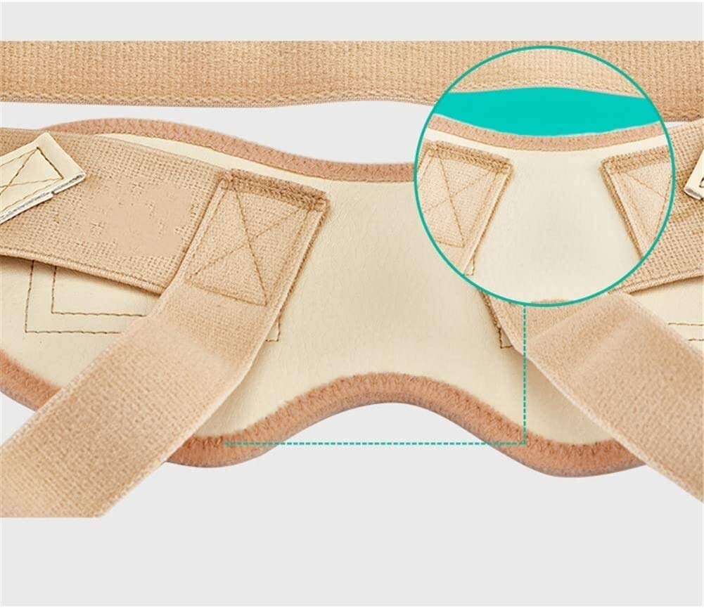 YUESFZ Hernia Belt with Pressure Pads, for Single or Double Groin Sports Injury, Inguinal Support Hernia Belt