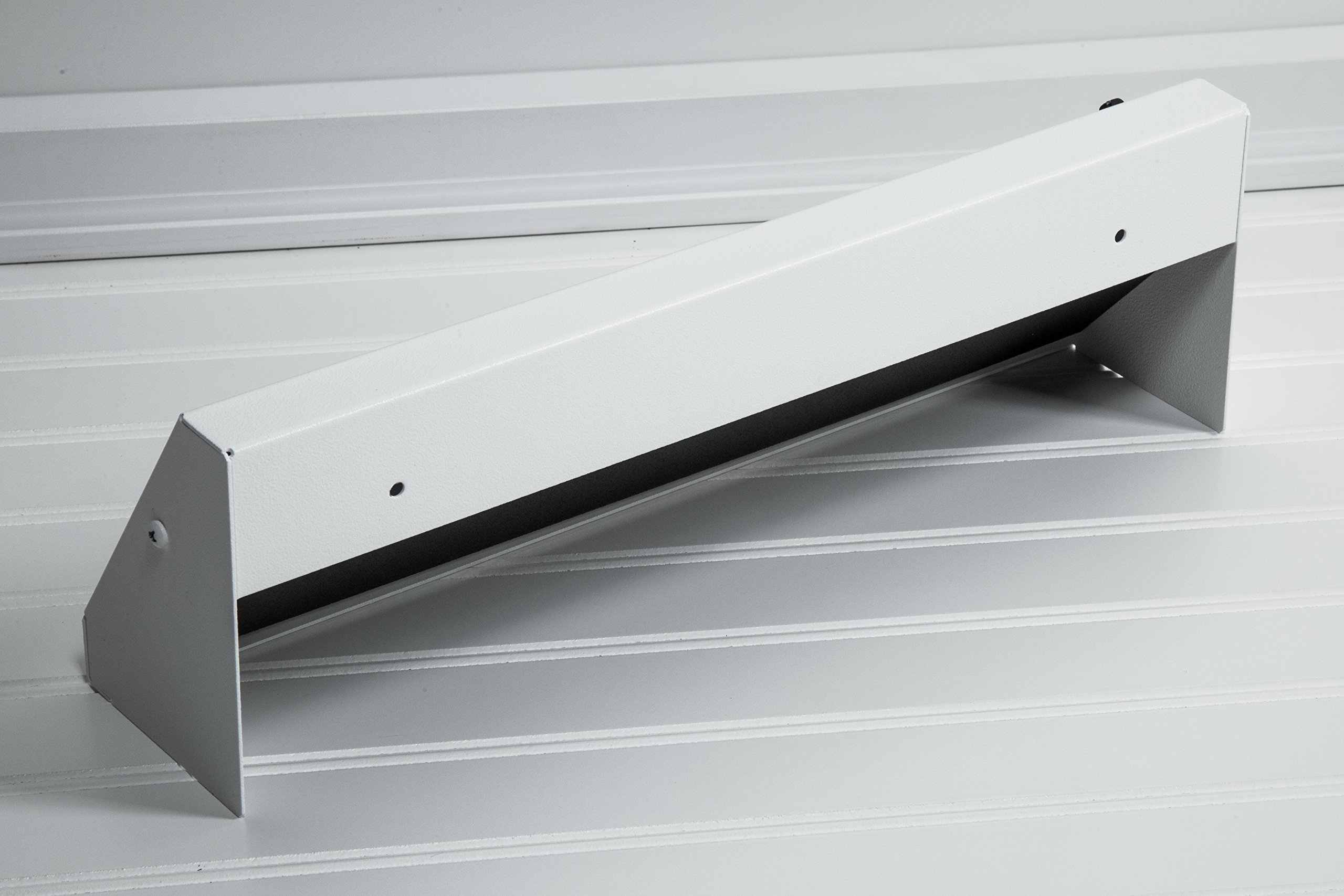 SteelCrest BTU15BBSWH Bronze Series Designer Baseboard Vent with Air-Volume Damper, White