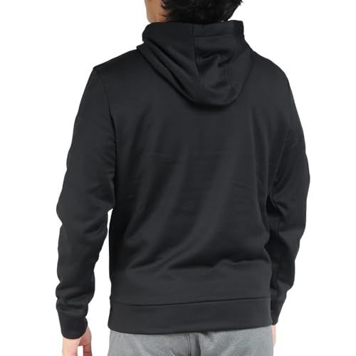 Under Armour Mens Big Logo ArmourFleece Hoodie, (001) Black/Black/Pitch Gray, 3X-Large