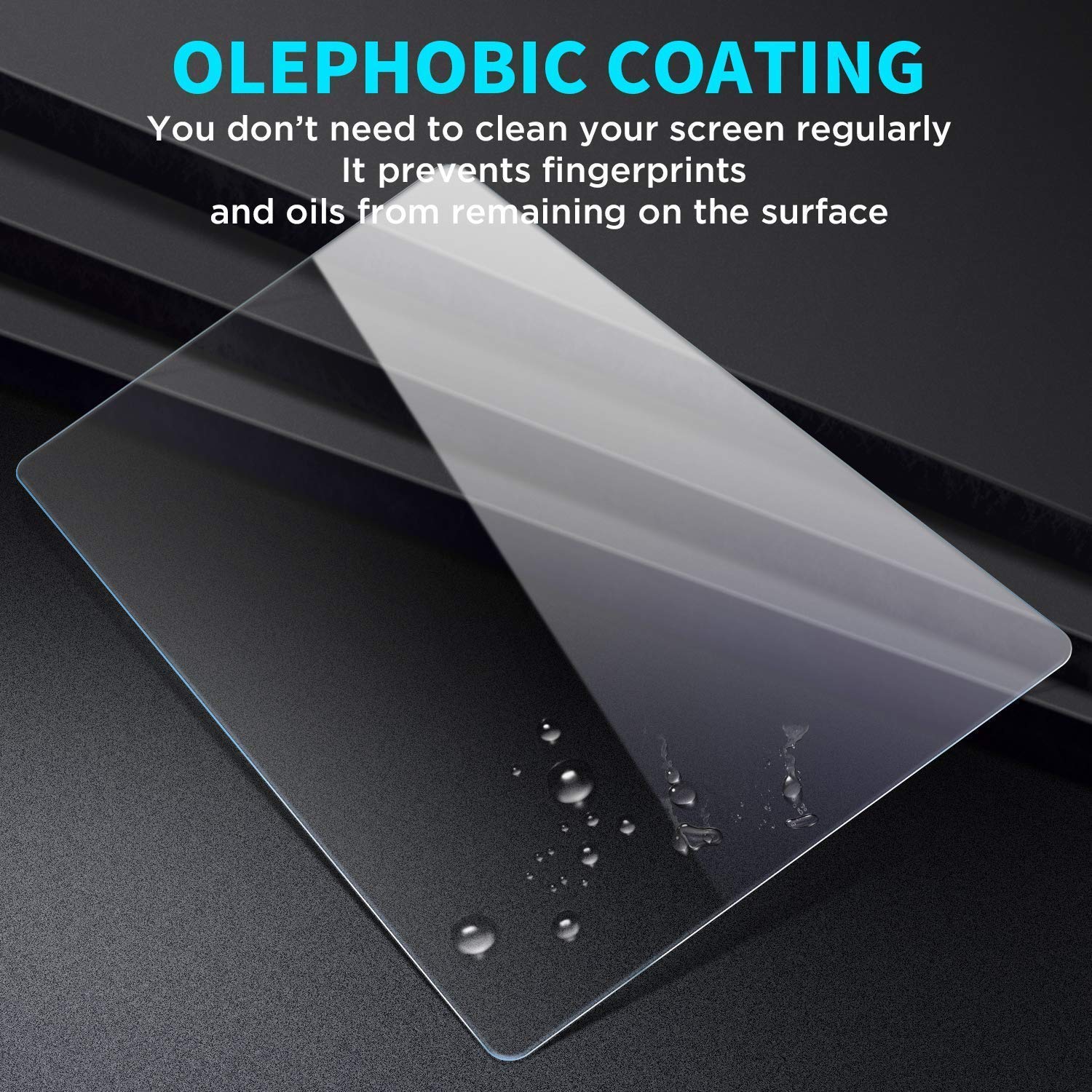 ZFM Tempered Glass Screen Protector Compatible With Ford Ranger 2019-2023,9H Hardness,High Definition,Protecting Ford SYNC3 8” Car Center Touch Screen