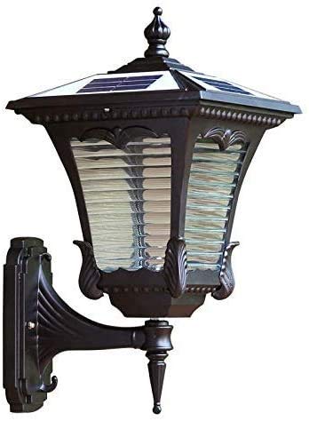 Zhangl Solar Wall Light Home Garden Light Outdoor Door Light Outdoor Wall Terrace Solar Light Waterproof Wall Sconce Wall Lantern