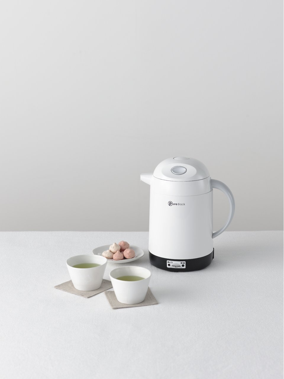 TESCOM PureBlack electric pot white TP18-W