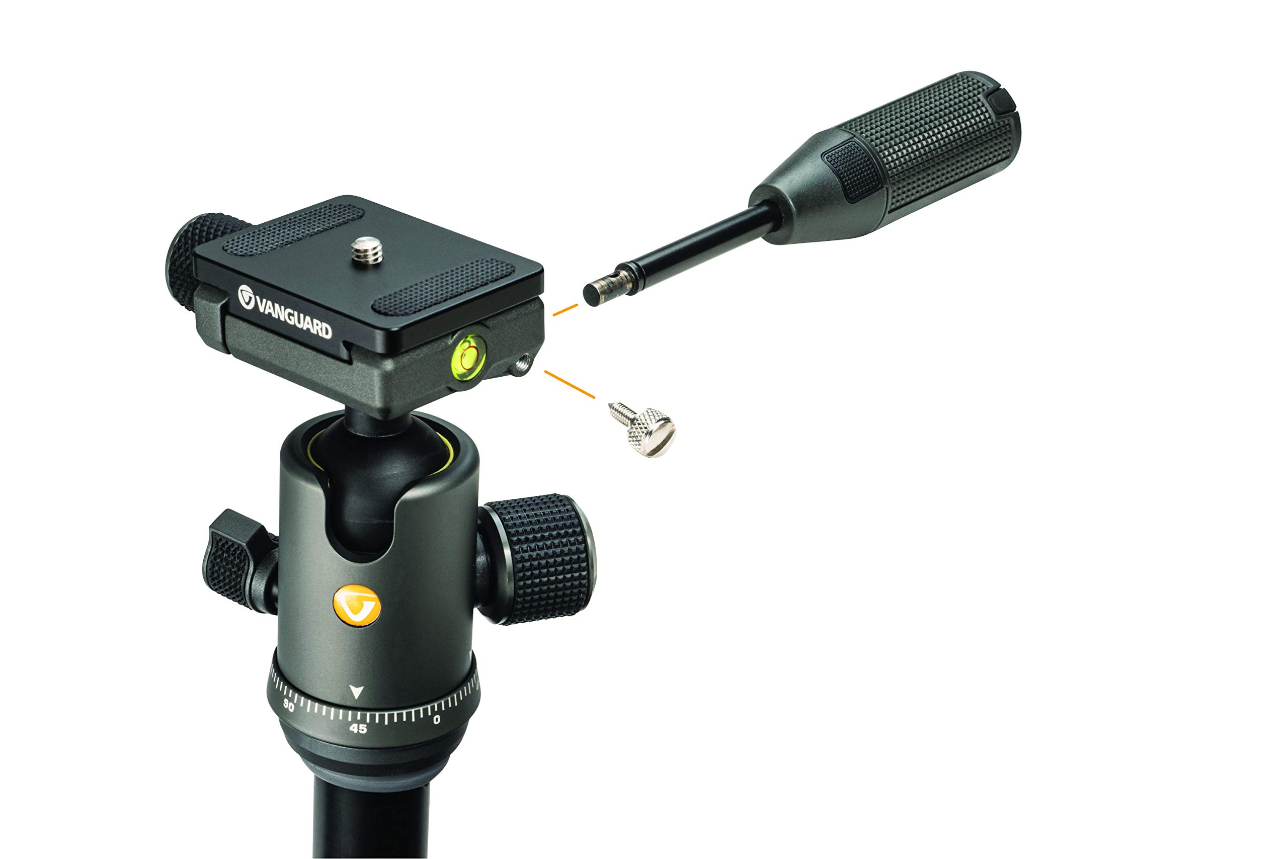 Vanguard VEO 2X 265ABP 4 in 1 Travel Tripod, Monopod, Ball Head with Removeable Pan Handle - 26 mm, Aluminum