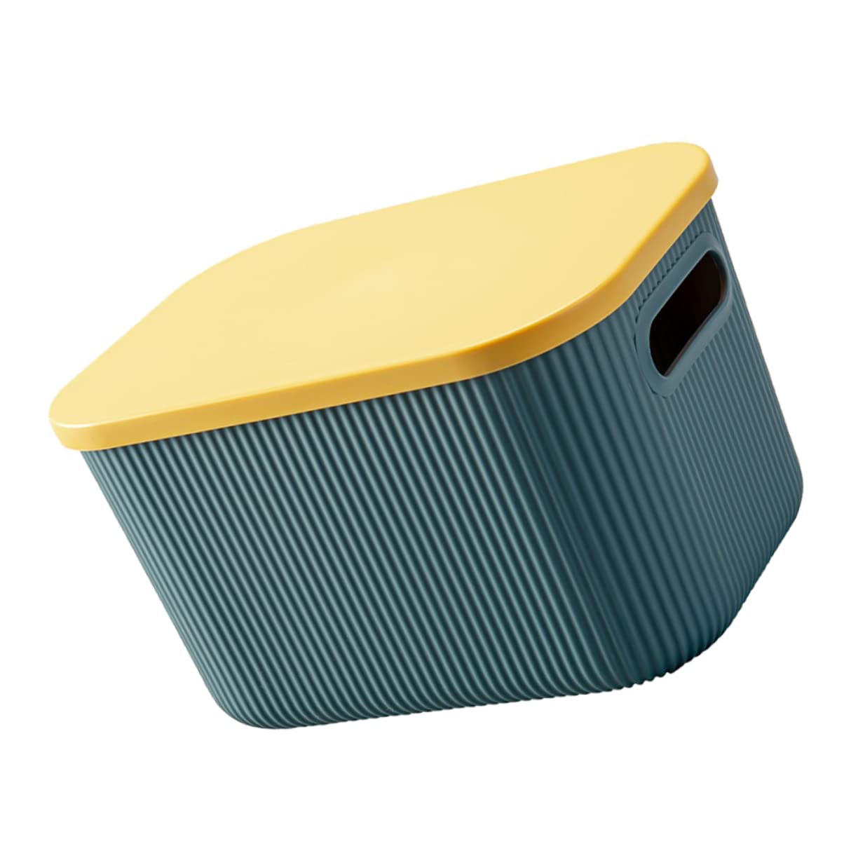 VOSAREA Sundries Basket 1pc Color Matching Storage Box Plastic Organizer Bin Dirty Kids Storage Organizer for Toys Toy Storage Bins with Lids Cmakeup Organzing Handle Household Child