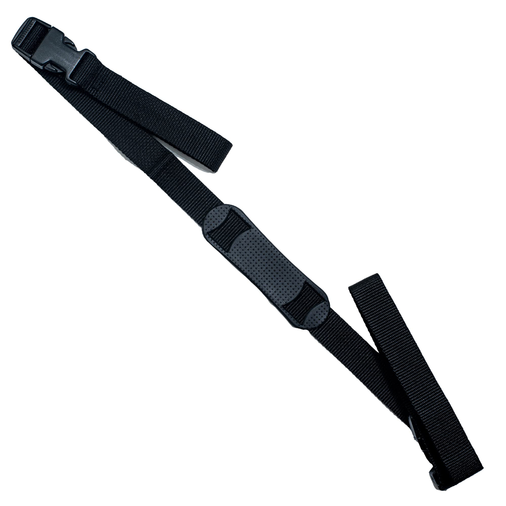 SGT KNOTS Folding Chair Strap - 2Pack - Universal Easy to Use Snap N Carry Strap for Beaches, Camping Trips, Backpacking & Picnics (Black)