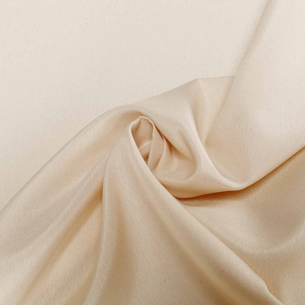 Tableclothsfactory 70" Square Linens Beige Wholesale Linens Polyester Square Linen Tablecloth for Wedding Banquet Party Restaurant
