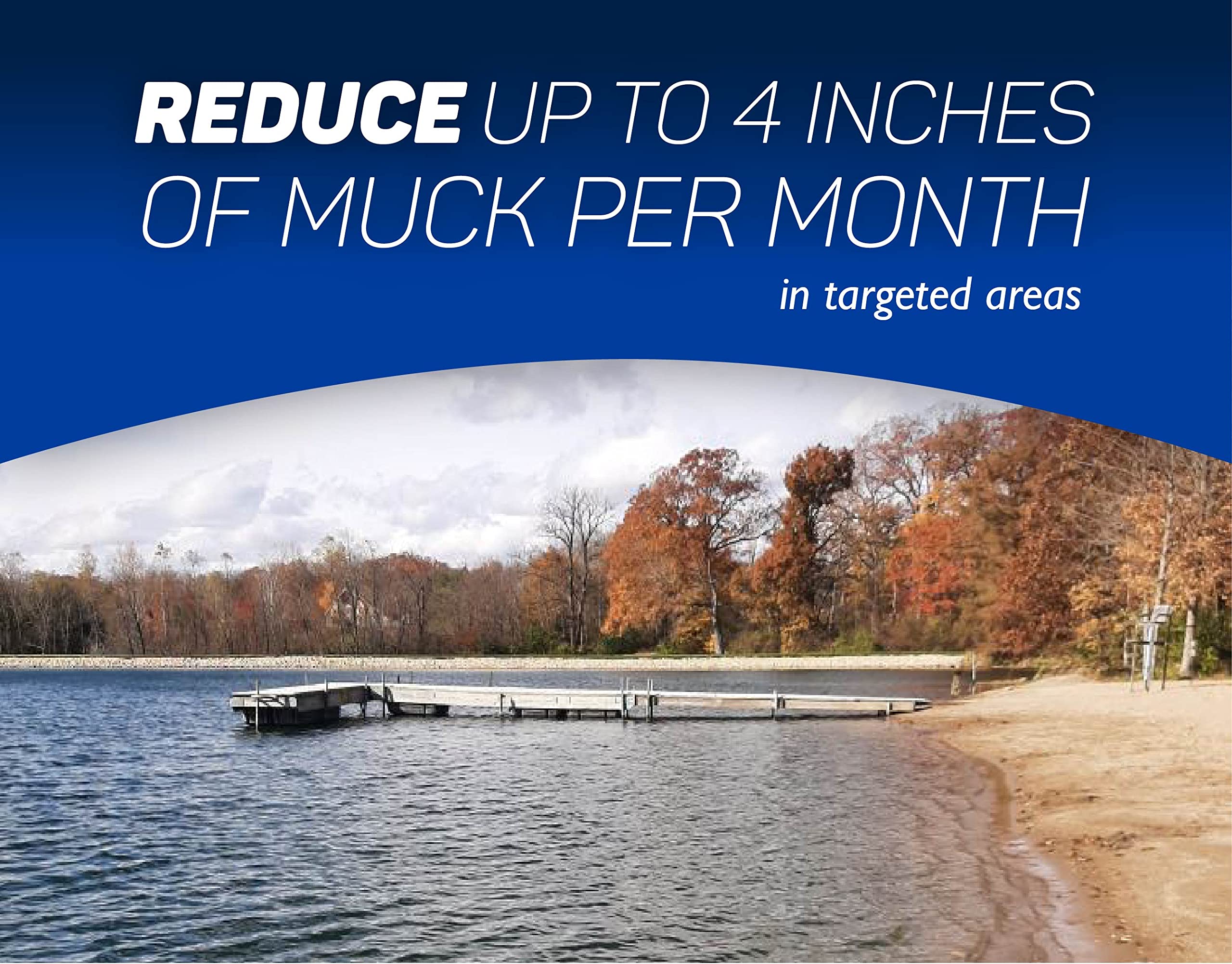 Sanco Industries Muck Doctor, 10 Biological Spikes to Reduce Muck, Perfect for Beach Fronts, Lake Docks and Swimming Areas