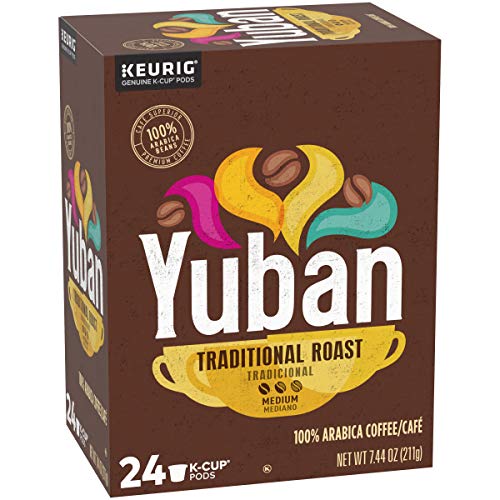 Yuban K Cups Traditional Medium Roast Coffee Pods, 24 count