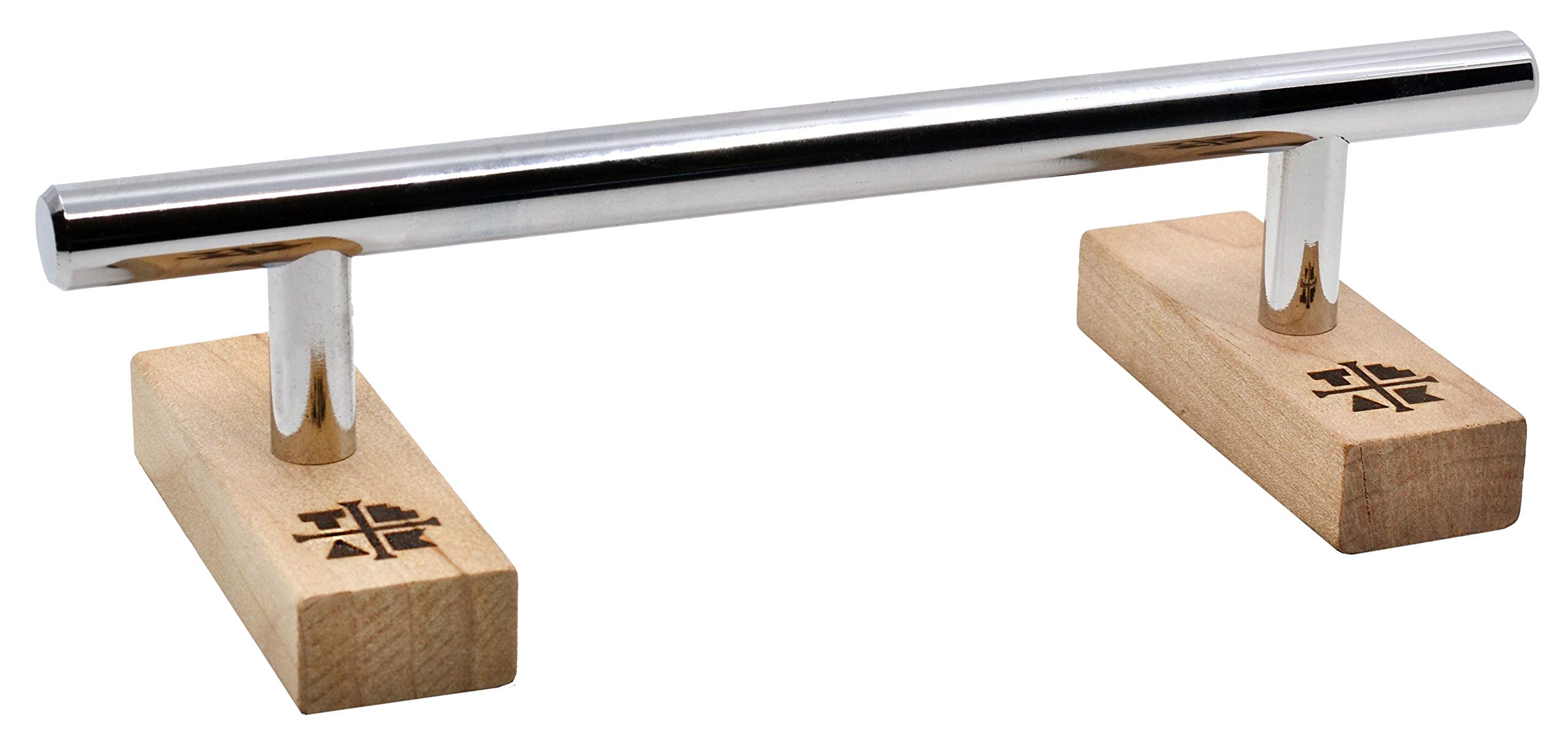 Teak Tuning Round Fingerboard Rail - Mini Edition - Chrome Colorway - 7" Long, 1.75" Tall - Prolific Series