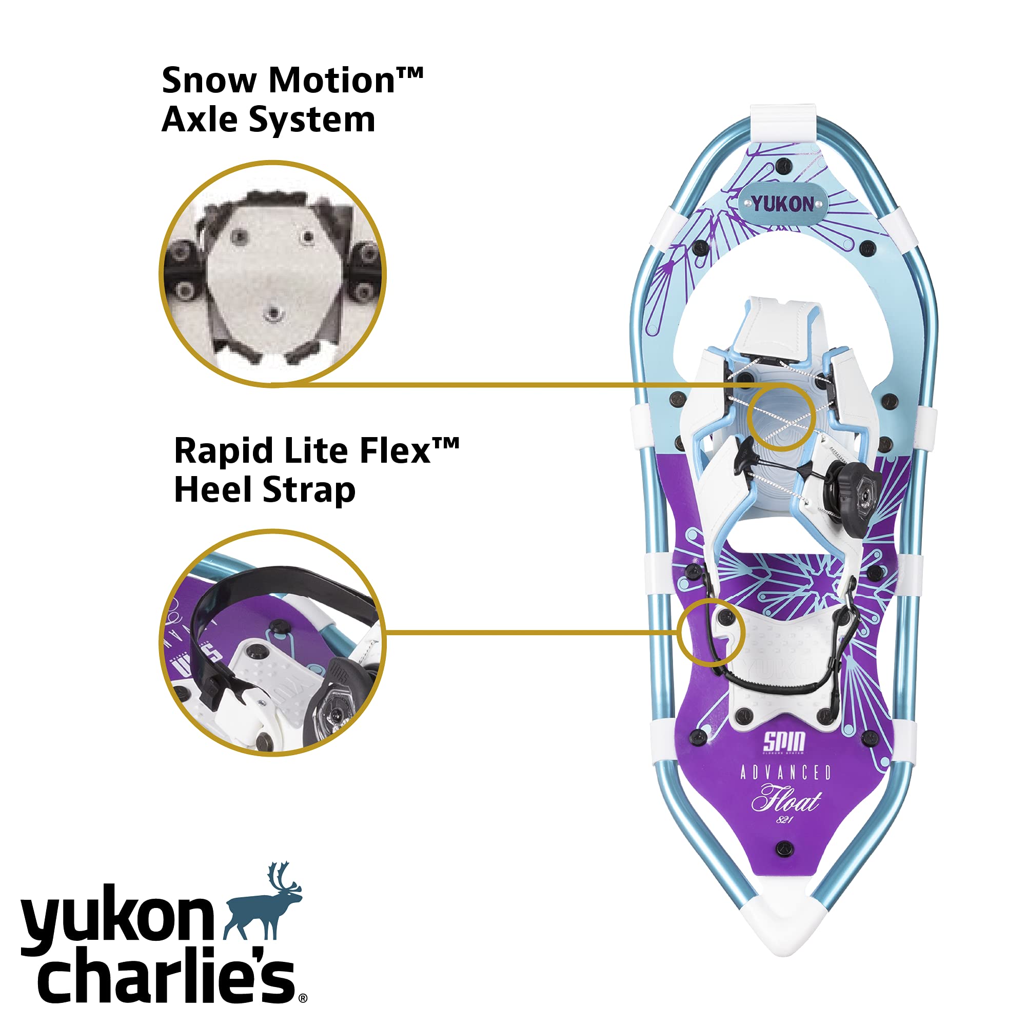 Yukon Charlie's Advanced Spin Float Women's Snowshoe
