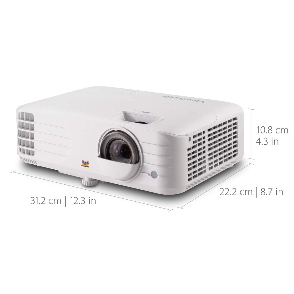 ViewSonic PX727HD 1080p Projector with RGB 100% Rec 709, ISF Certified, Sports Mode and Low Input Lag for Home Theater and Gaming (Renewed)