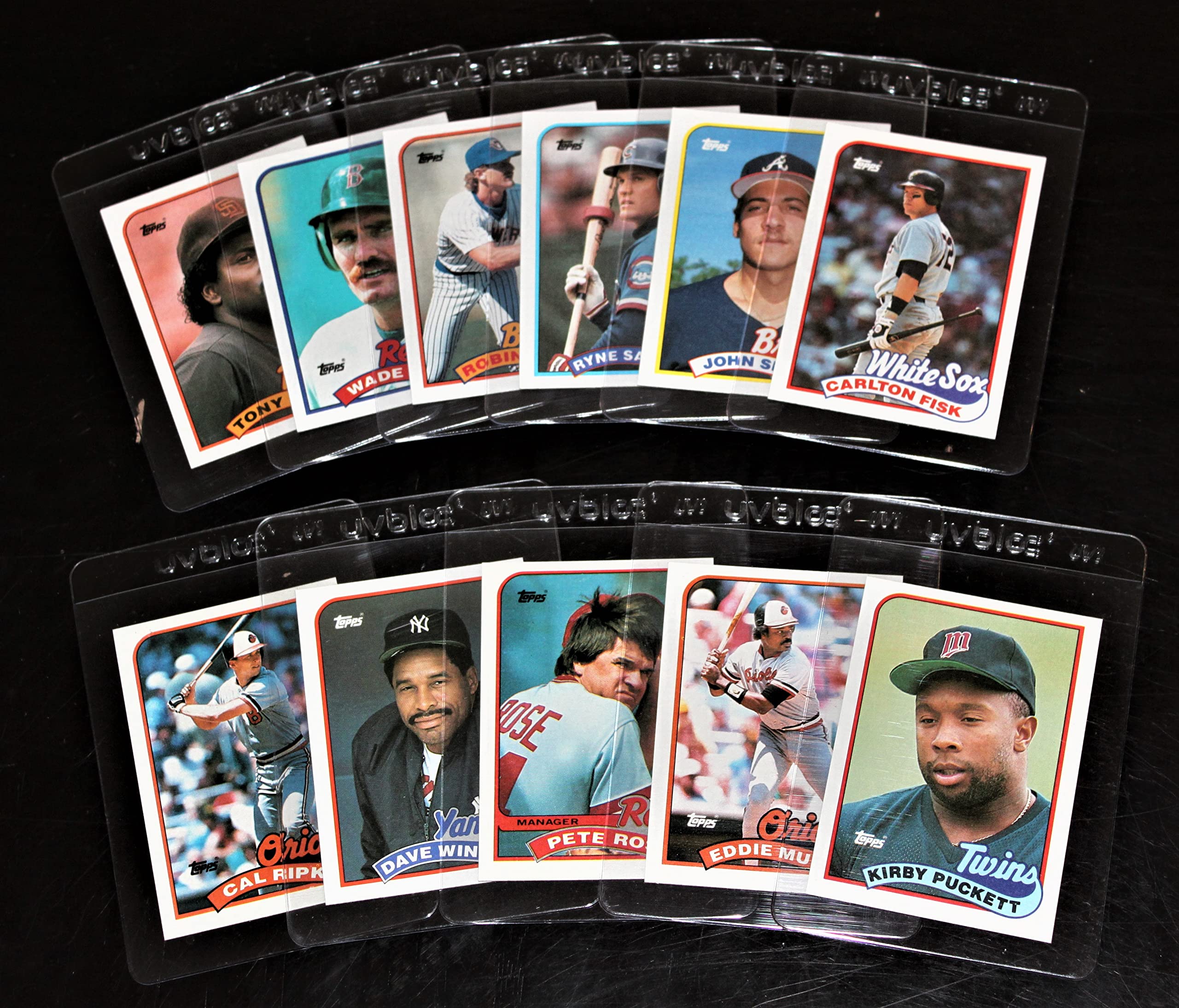 UVBLOC Semi Rigid Card Holder Sleeves (50 Pack) PSA Grading Saver Storage Protector Cases for Trading Baseball Basketball Football Pokemon Sports Cards