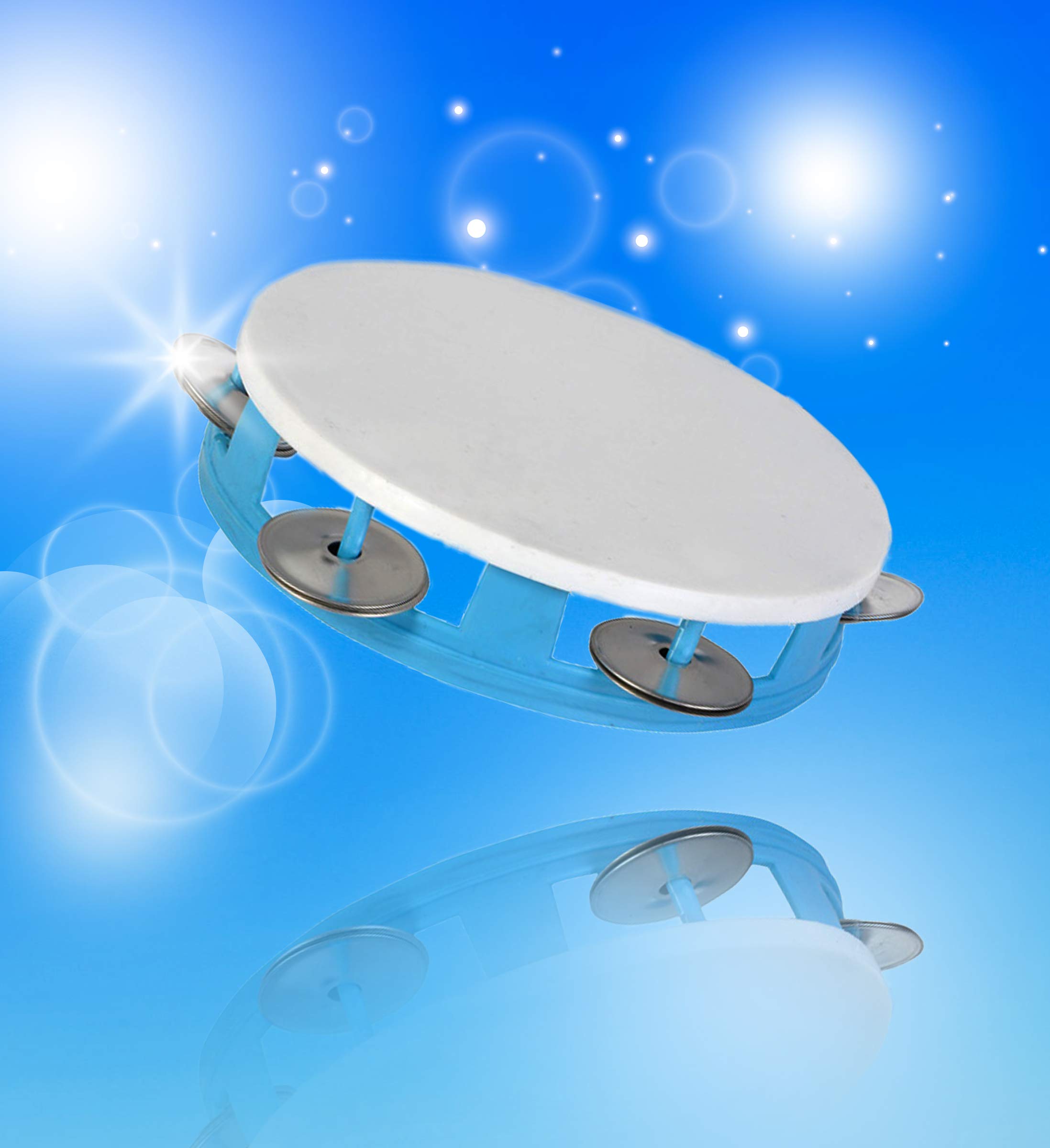 Rhode Island Novelty 5.5 Inch Mini Tambourines, Pack of 12 Assorted