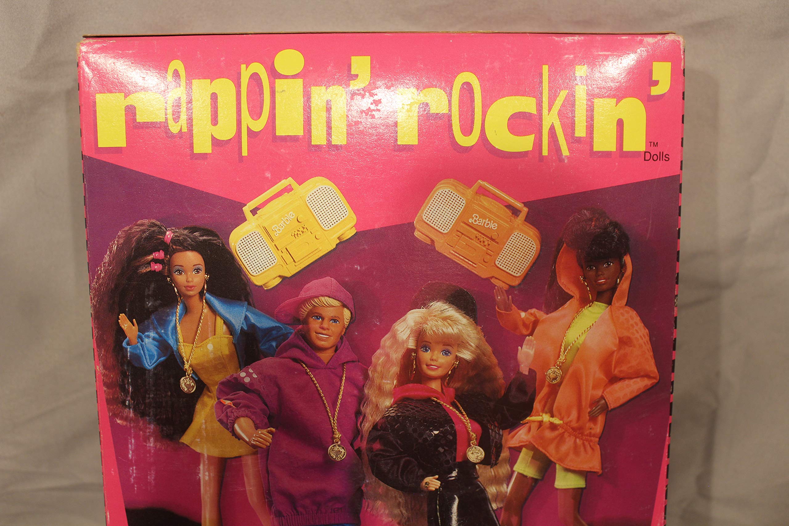 Rappin' Rockin' Barbie Doll w Working Boom Box (1991)