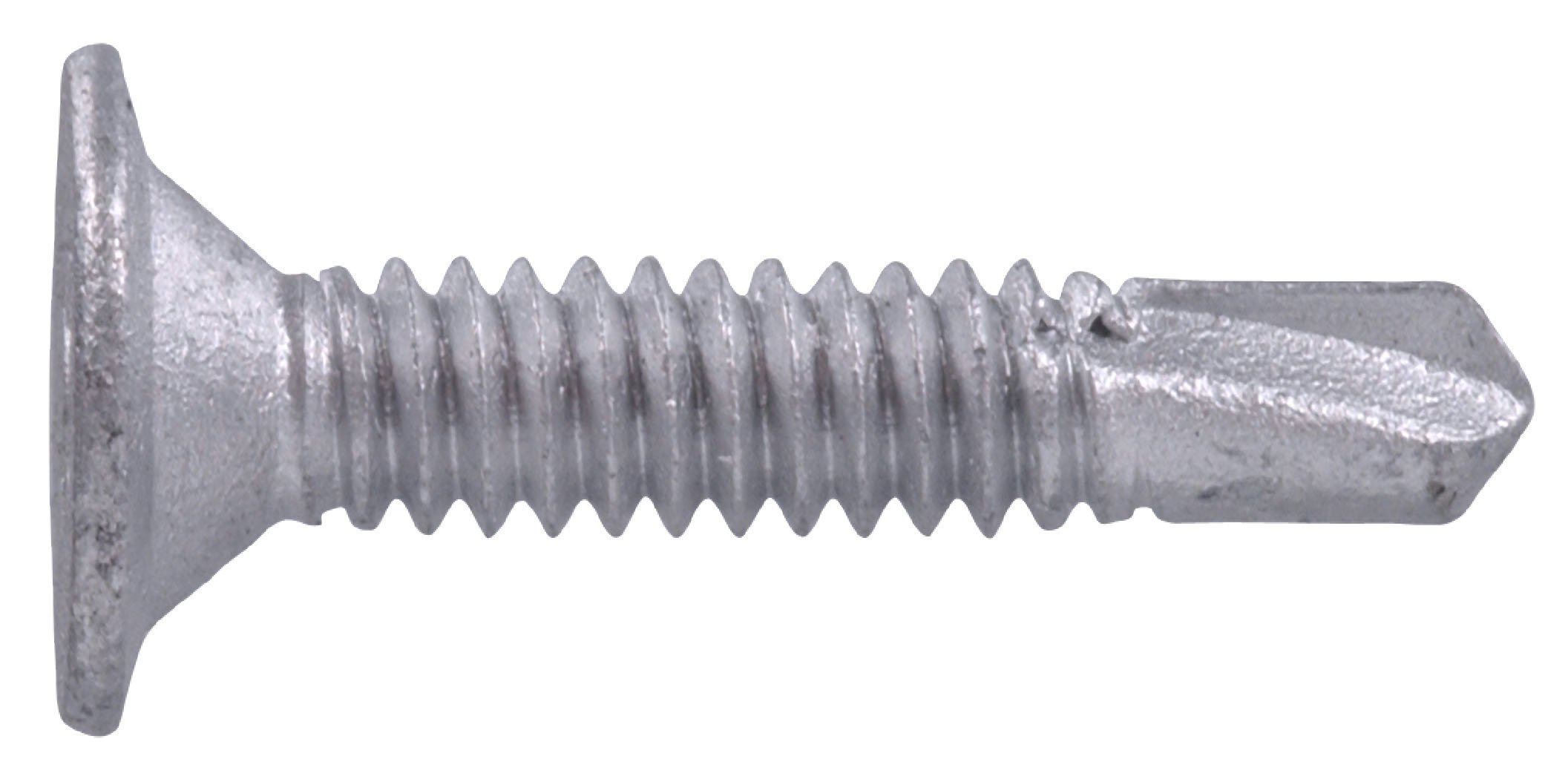 The Hillman Group 560662 10-24-Inch x 1-1/4-Inch Wafer Head Phillips Self Drilling Screw, 100-Pack, 1.25 inches, Zinc