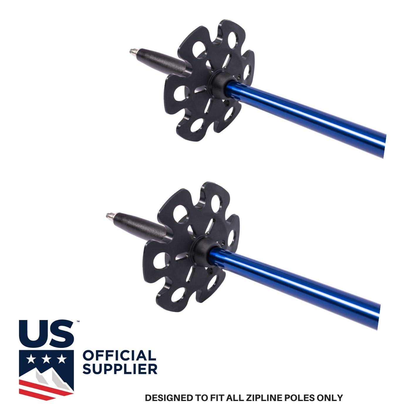Zipline Ski Poles - Replacement Powder Basket - U.S. Ski Team Official Supplier