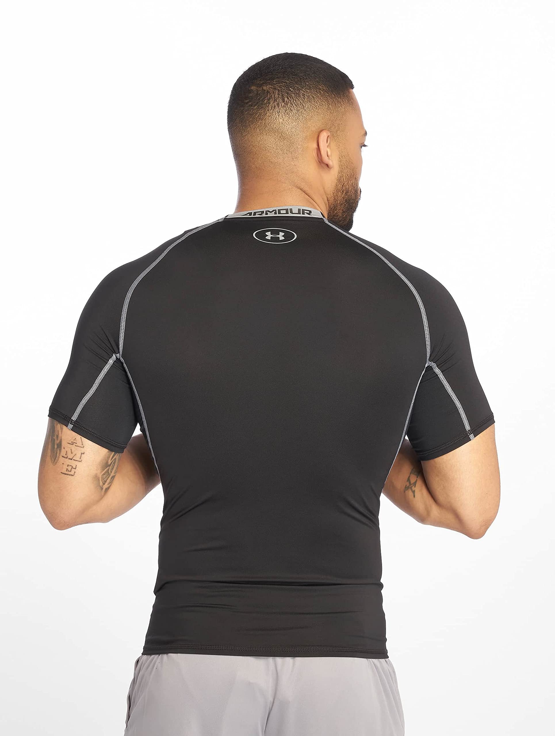 Under Armour Men's UA HeatGear® Armour Short Sleeve Compression Shirt SM Black