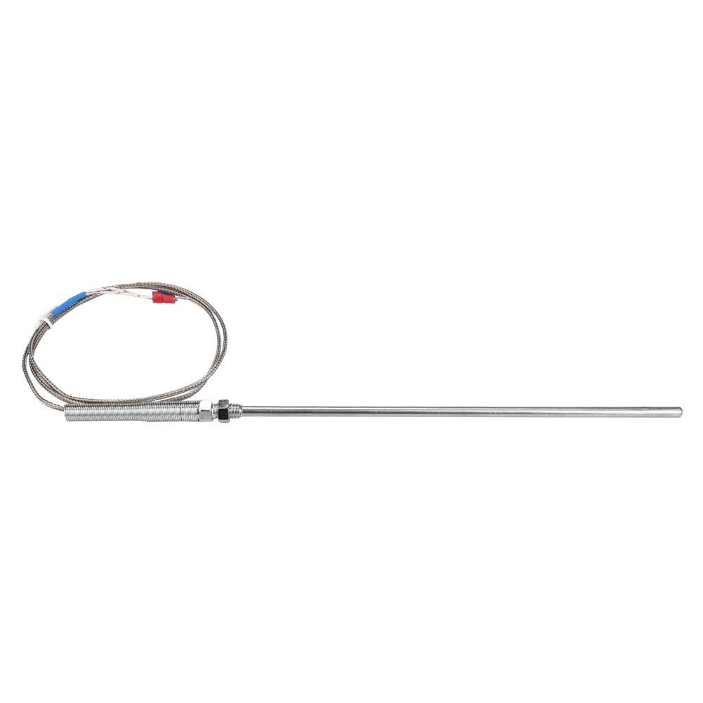 Type K Thermocouple, M8 Thread 200mm Type K Thermocouple Probe Temperature Sensor Wire 0-400℃(1M) Thermocouple Thermometer and Probe