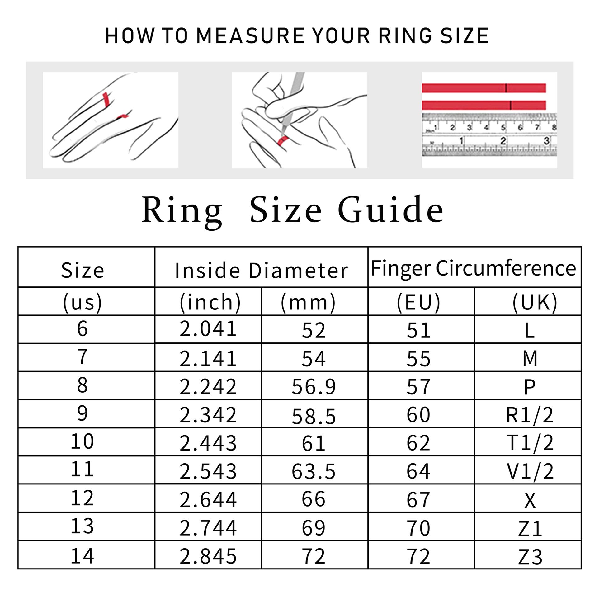 YADOCA 3 Pcs Stainless Steel Fidget Band Rings for Men Women Spinner Ring Set for Wedding Promise Silver Gold Black Tone Size 6