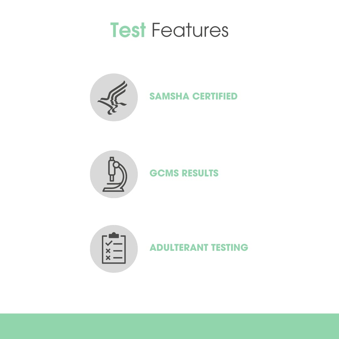 Utest Home to LAB Test for THC/Marijuana Urine Test Kit | SAMHSA Certified Lab | GC-MS Results in 3-5 Days - Collection Cup Included - Secure and Discreet (1-Pack)