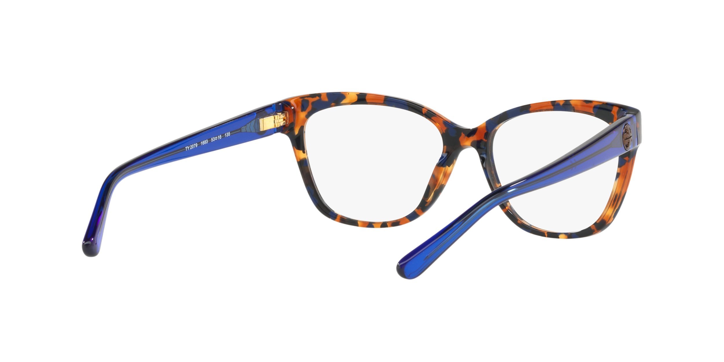Tory Burch TY2079 Eyeglass Frames 1683-51 - Blue Flake Tort TY2079-1683-51