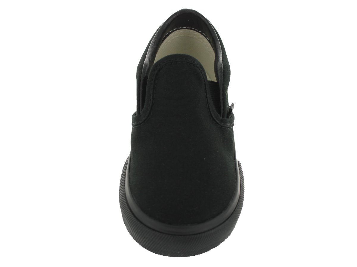 Vans Unisex CLASSIC SLIP-ON Sneakers, Black, 10 M US Toddler