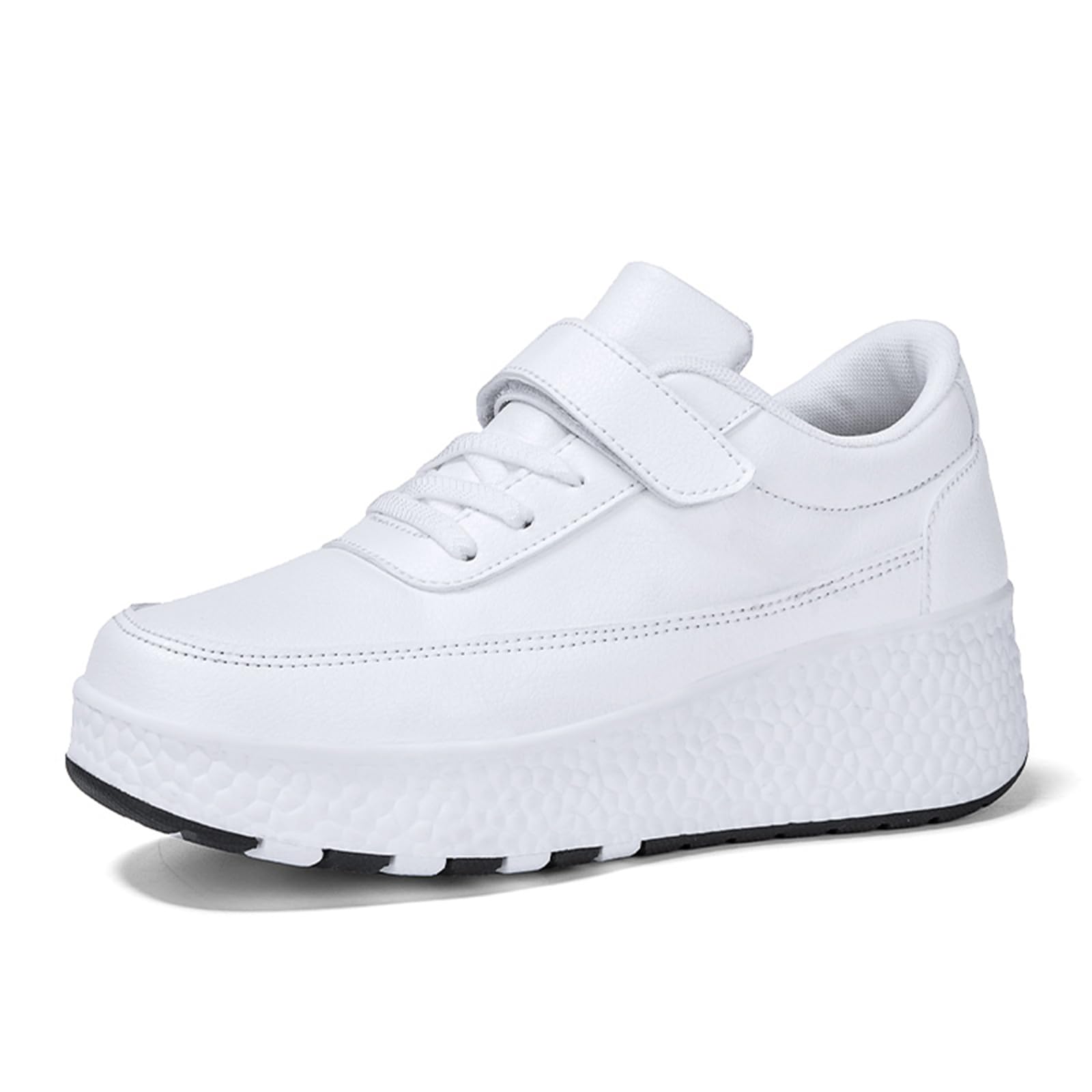 Sanearde Roller Skate Shoes with Two Wheels High Heels for Kids Technical Toddler Sneakers Unisex-Child Footwear Show Gift White