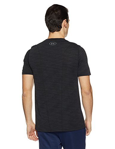 Under Armour Men's Seamless T-Shirt, Black (001)/Graphite, Small